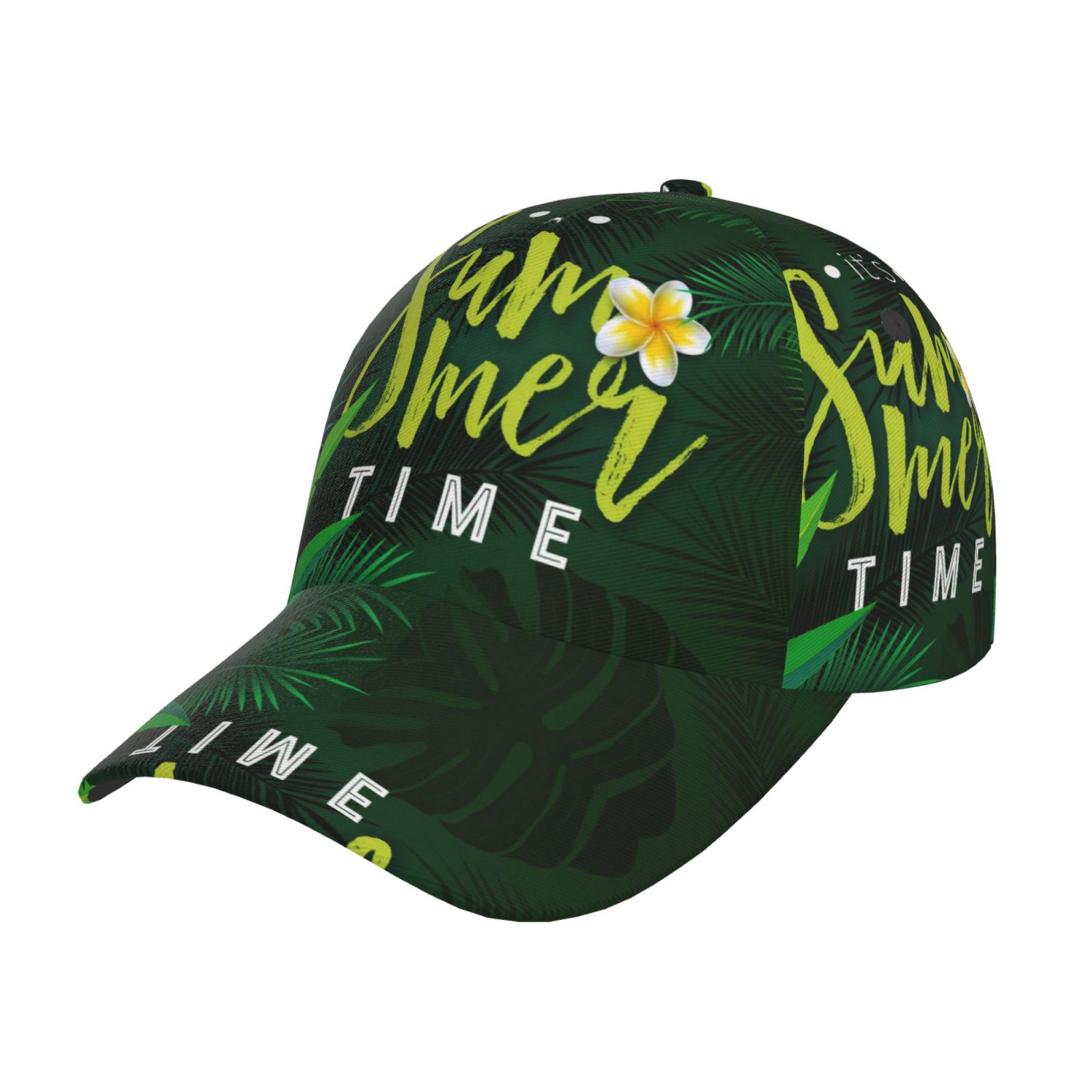 Baseball Cap - Tropical Summer Vibes Adjustable Size Hats for Men and ...