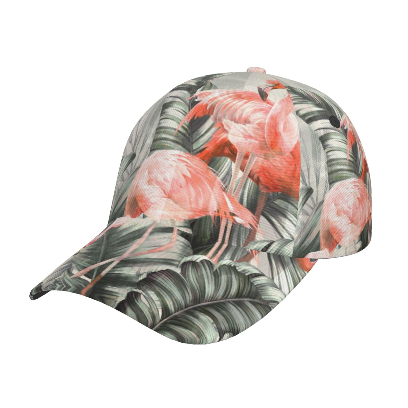 Baseball Cap - Tropical With Flamingos Hats for Men Women Low Profile ...