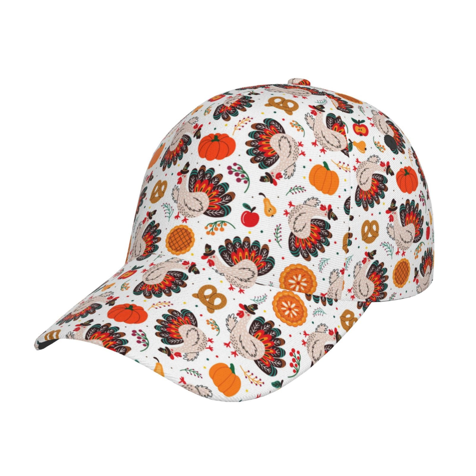 Baseball Cap, Turkey And Thanksgiving2 Trucker Hats Women Dad Hat for ...