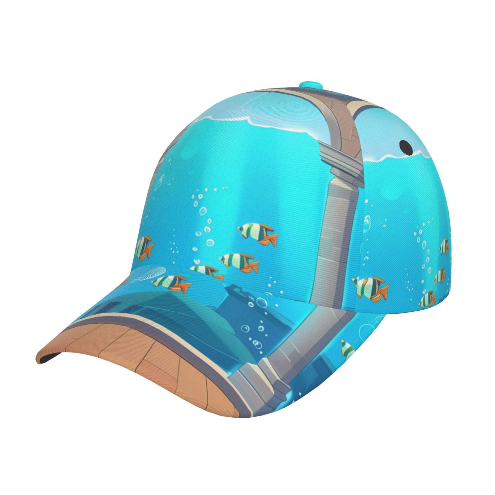 Baseball Cap - Underwater Aquarium Arches Hats for Men Women Low ...