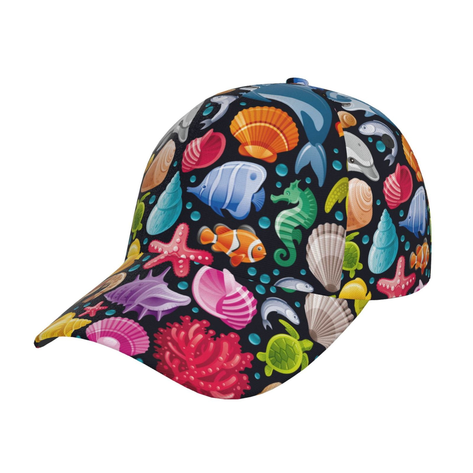 Baseball Cap, Underwater Diving Animals Hats For Men Women Low Profile ...