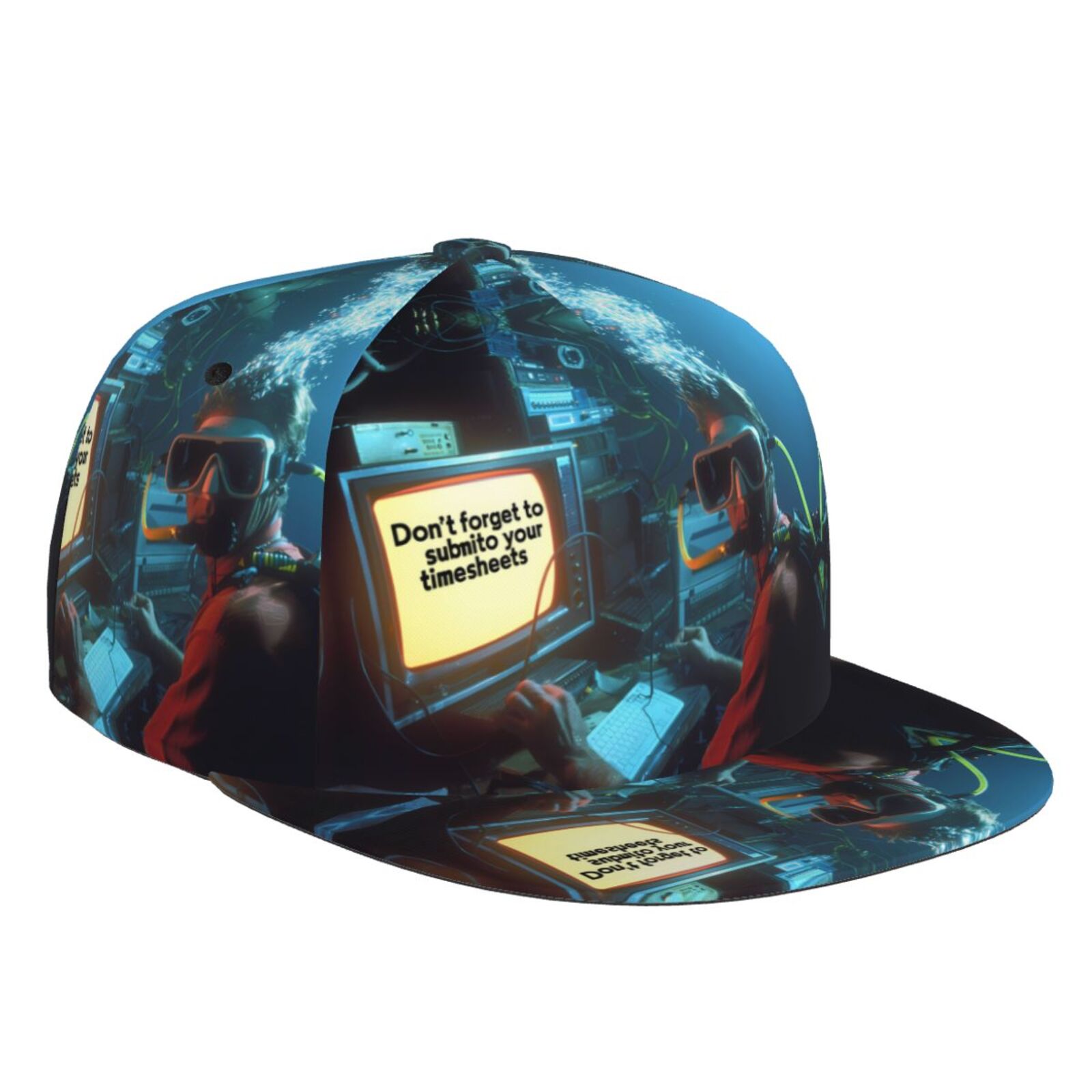 Baseball Cap - Underwater Office Diver Hats for Men/Women Low Profile ...