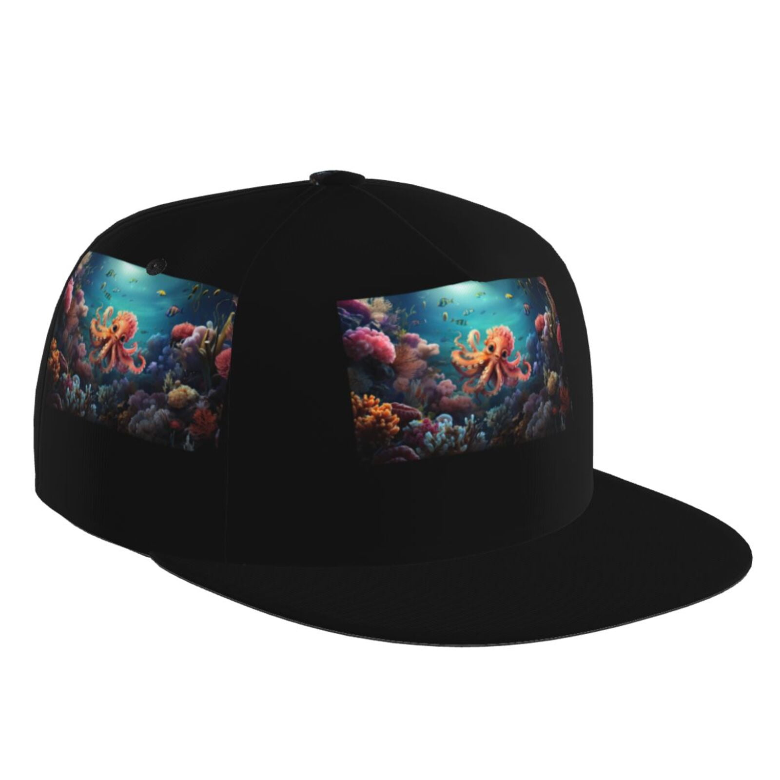 Baseball Cap - Underwater Plant Octopus Hats for Men/Women Low Profile ...