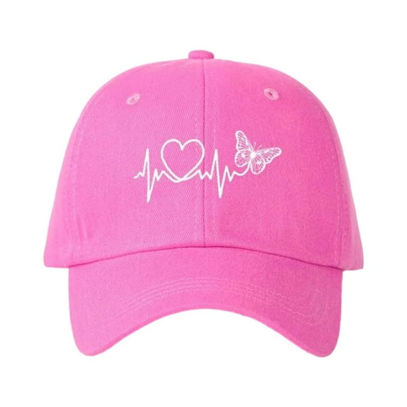 Baseball Cap Unisex Heart Baseball Caps Adjustable Sun Hats Outdoor ...