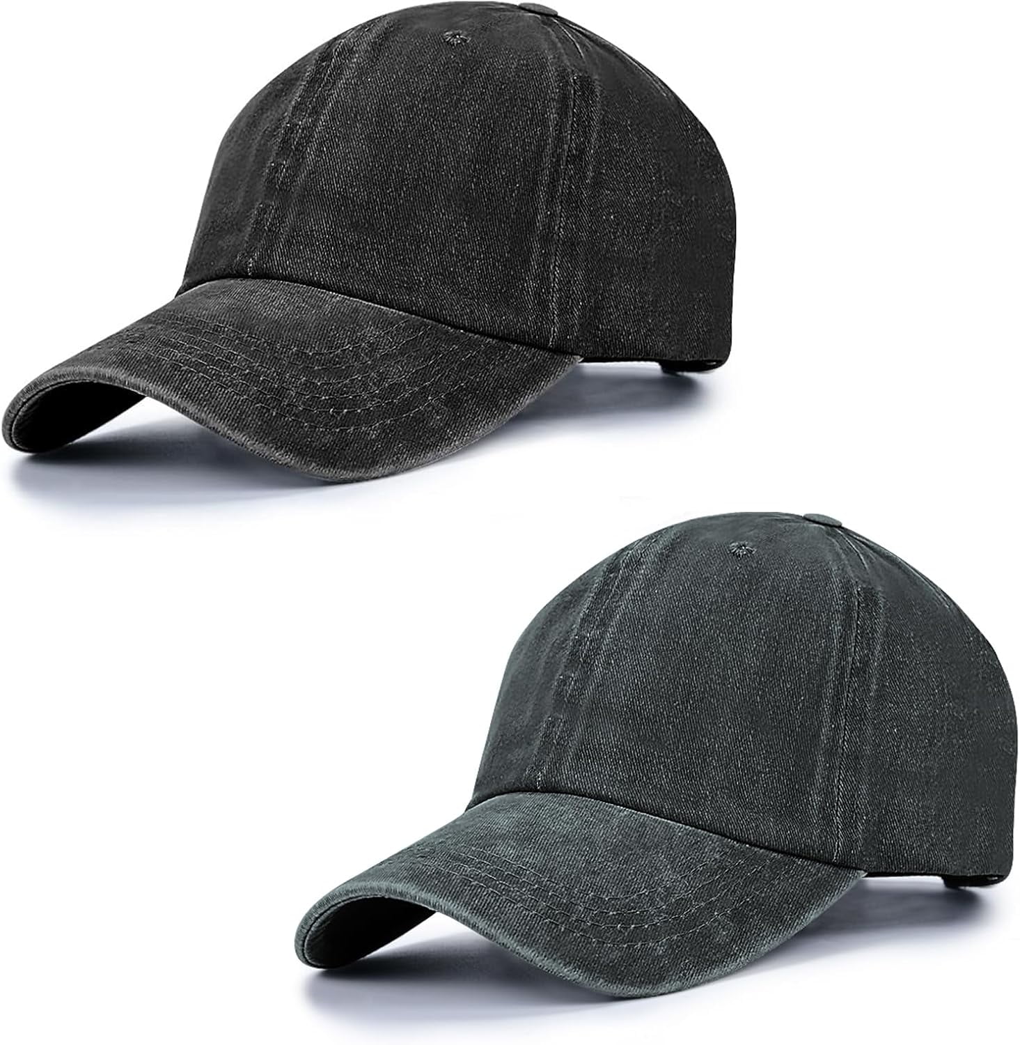 Baseball Cap Unisex Vintage Washed Distressed Cap,Retro Adjustable Dad ...