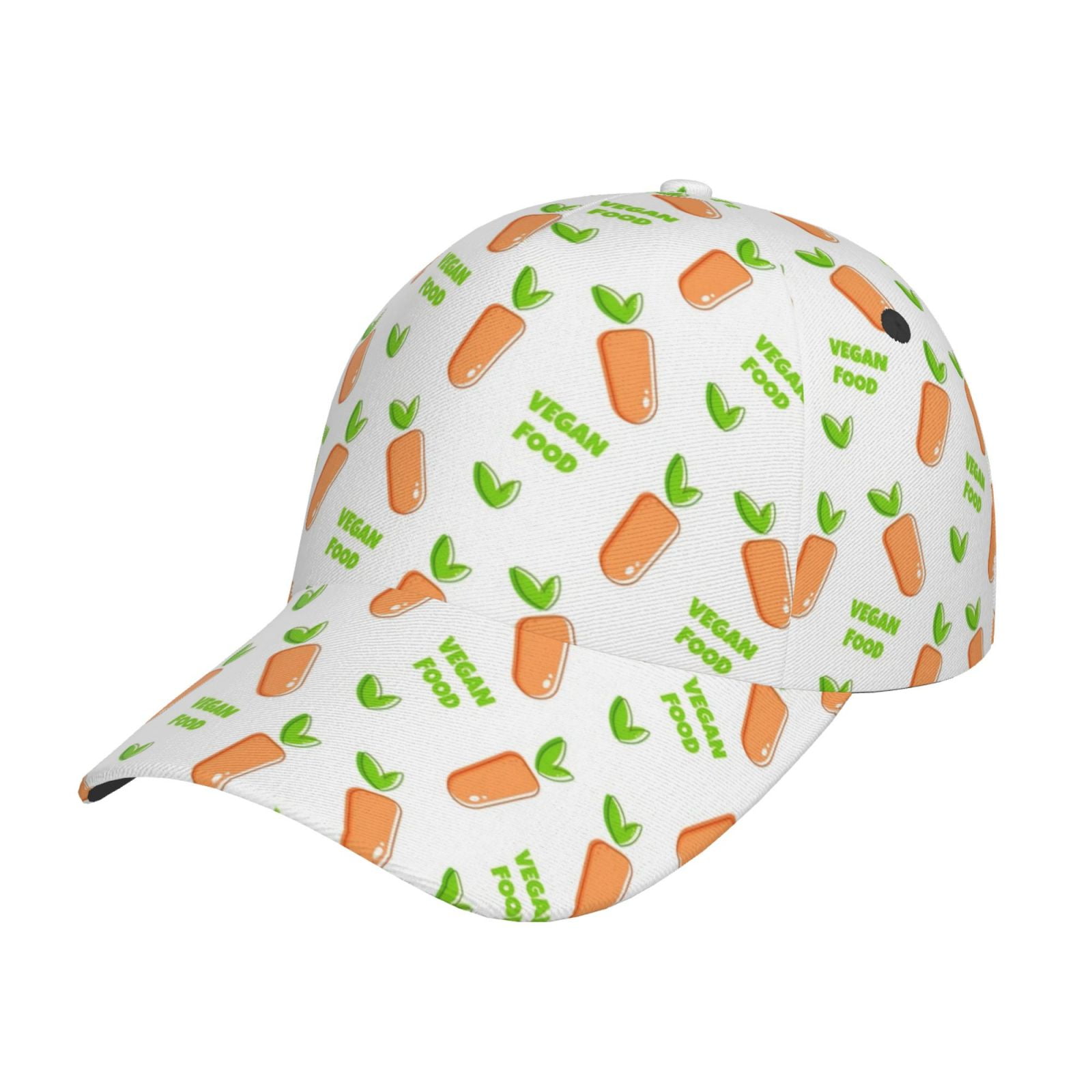 Baseball Cap, Vegan Fruit Carrot Trucker Hats Women Dad Hat for ...