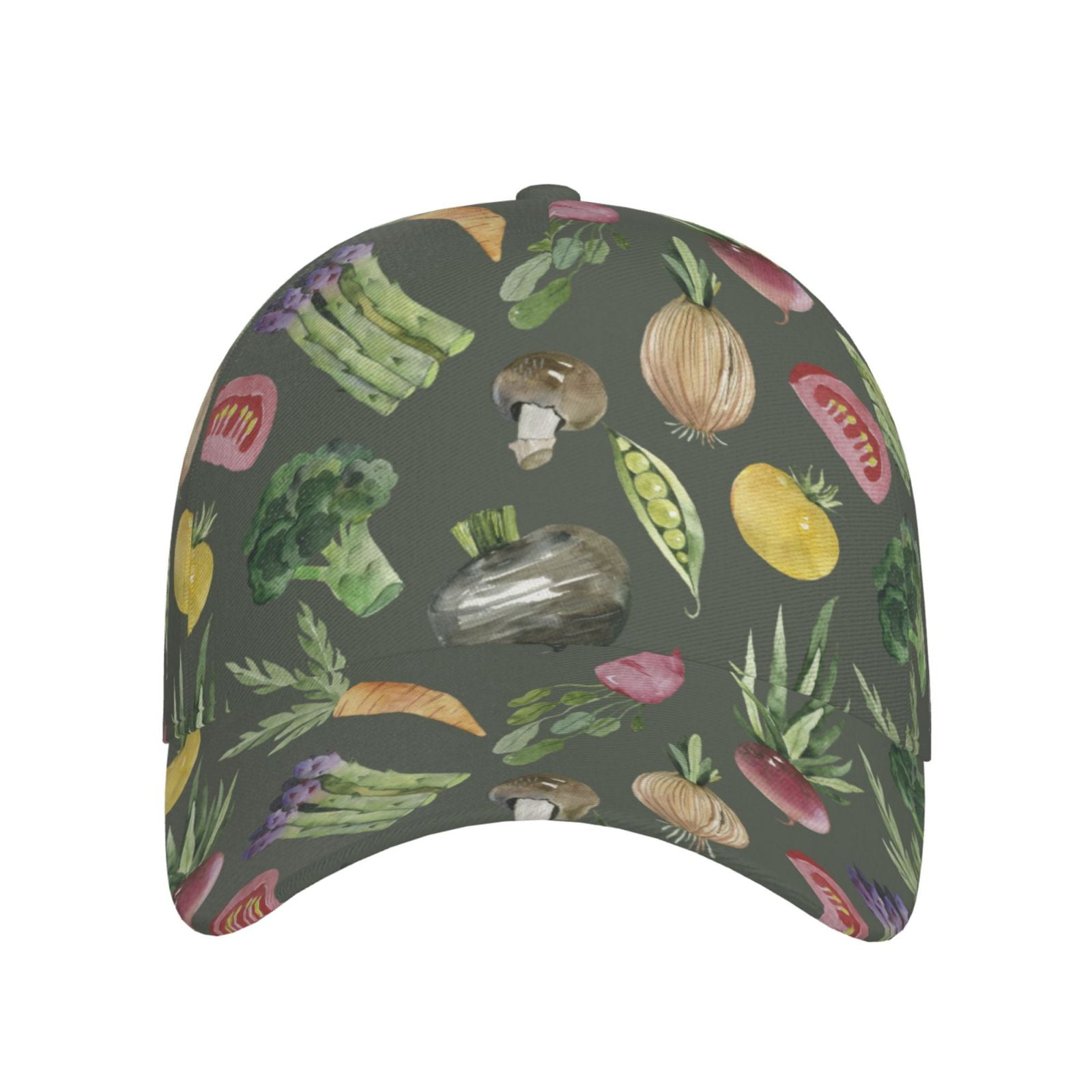 Baseball Cap, Vegetable Print Trucker Hats Women Dad Hat For Workouts ...