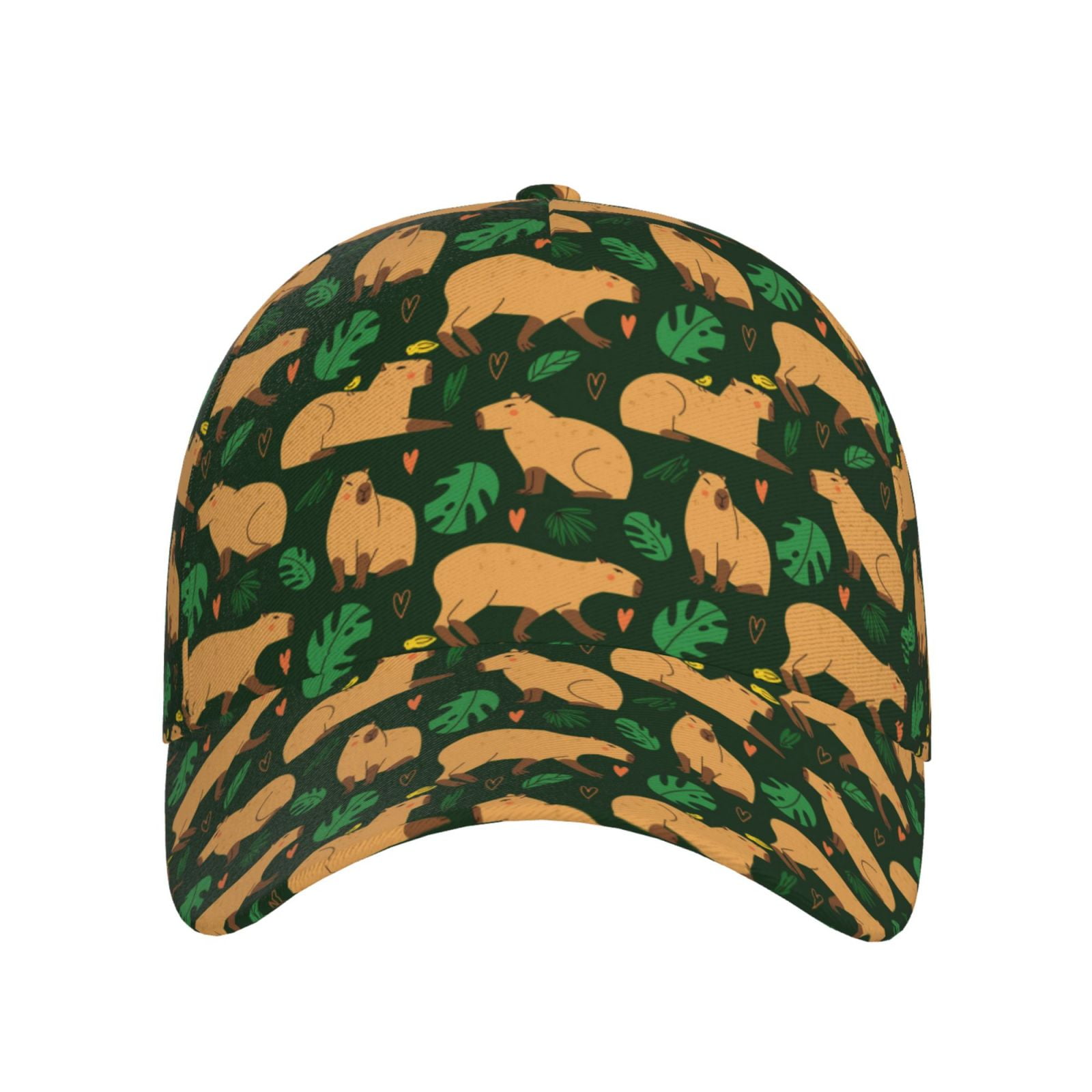 Baseball Cap, Vegetation Capybara Trucker Hats Women Dad Hat For ...