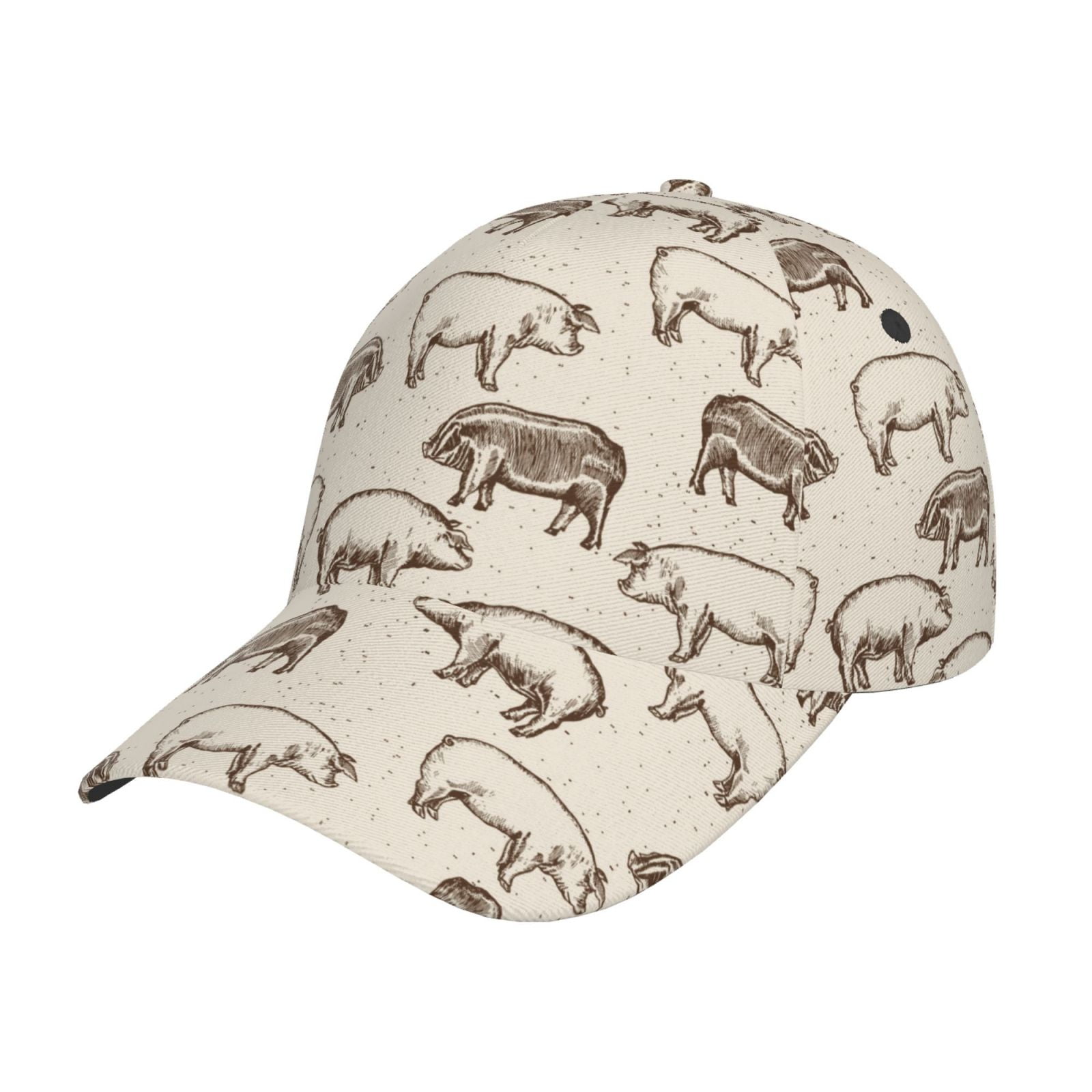 Baseball Cap - Vintage Farm Pigs Hats for Men Women Low Profile Classic ...
