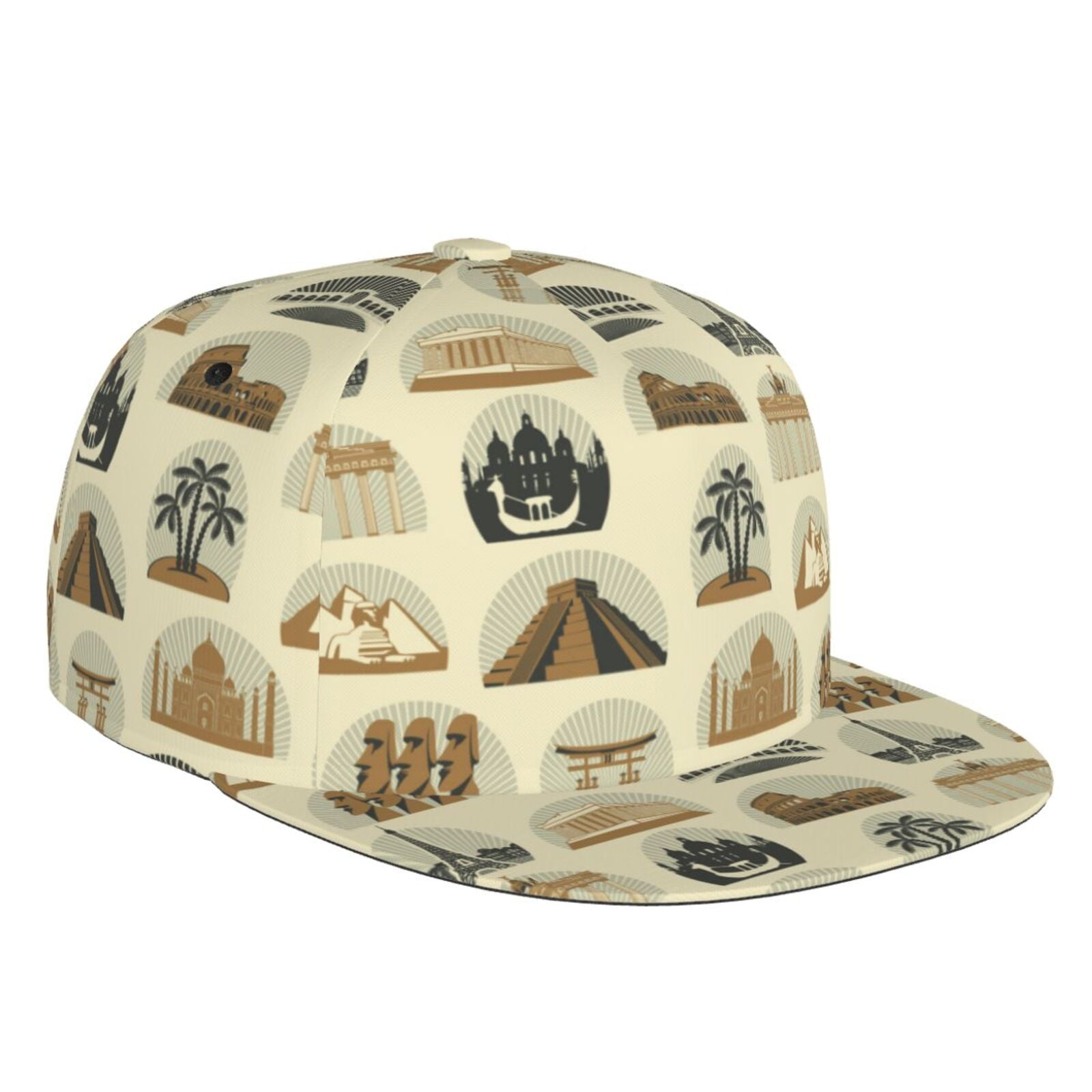 Baseball Cap - Vintage Stamps Pattern Hats for Men/Women Low Profile ...