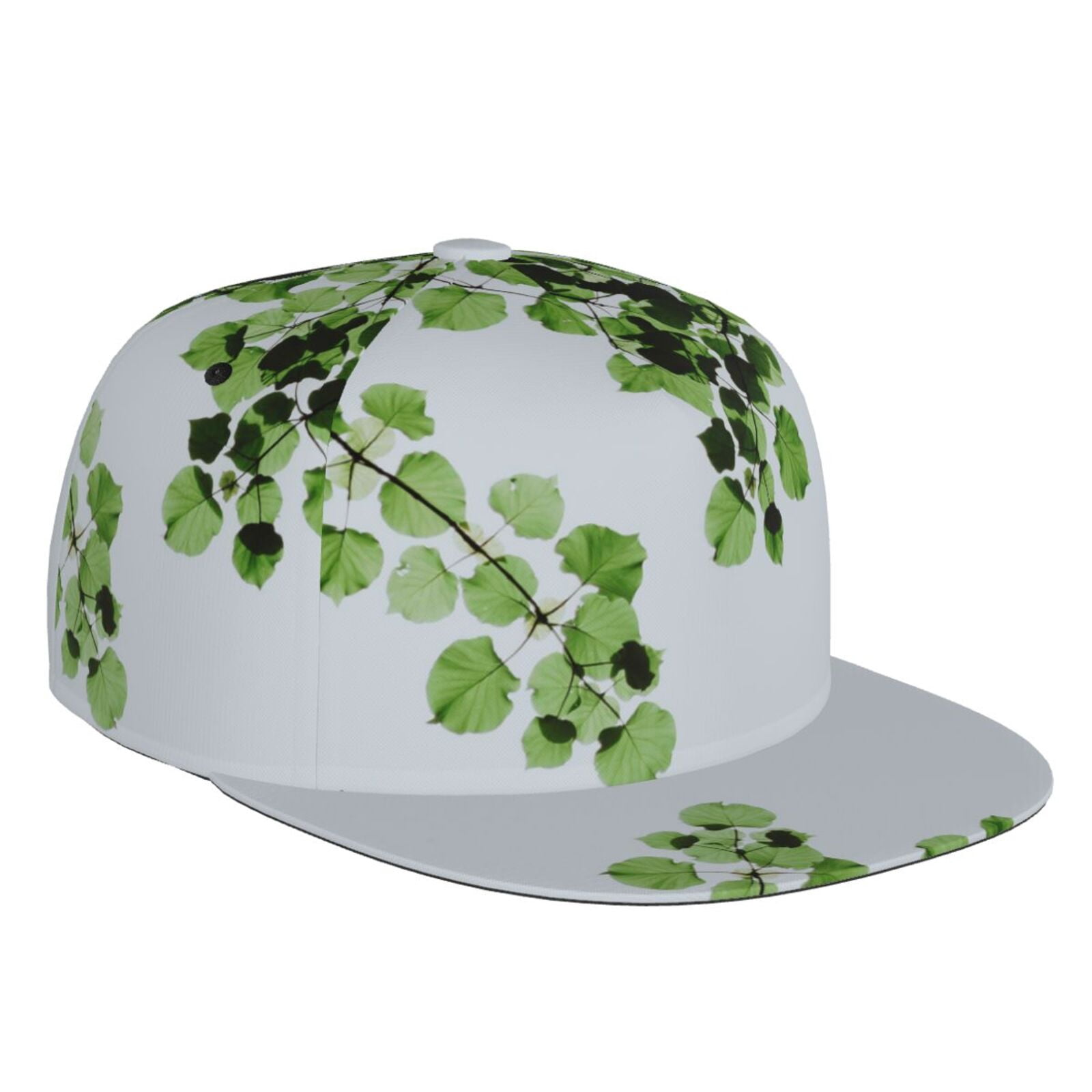 Baseball Cap - Watercolor Green Leaves Hats for Men/Women Low Profile ...