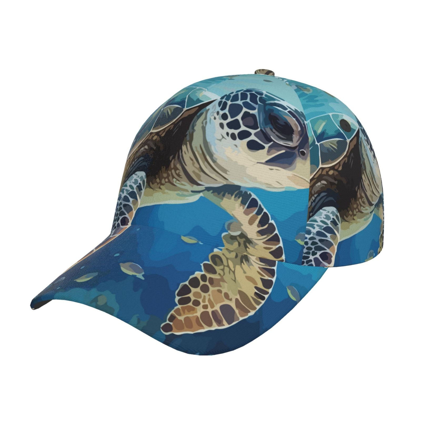 Baseball Cap, Watercolor Turtle Trucker Hats Women Dad Hat for Workouts ...