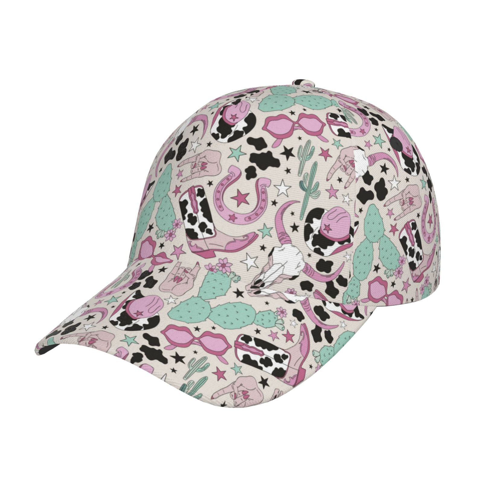Baseball Cap, West Cowgirl Disco Sun Hats for Men Women, Adjustable ...