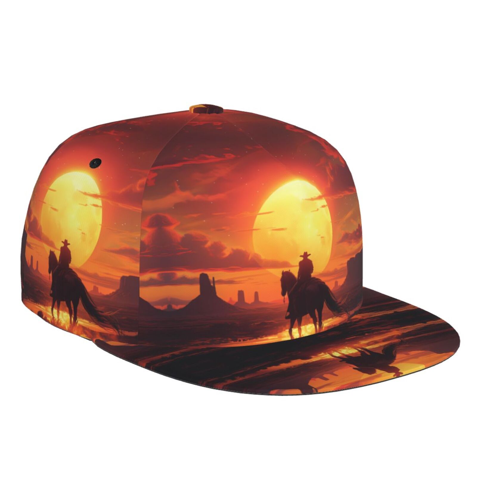 Baseball Cap - Western Cowboy Sunset Hats for Men/Women Low Profile ...