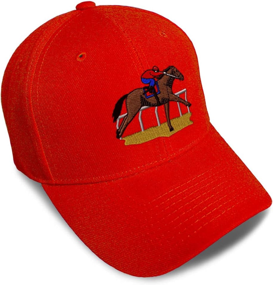 Baseball Cap Western Racehorse Horse Racing Sports Hats for Men & Women ...