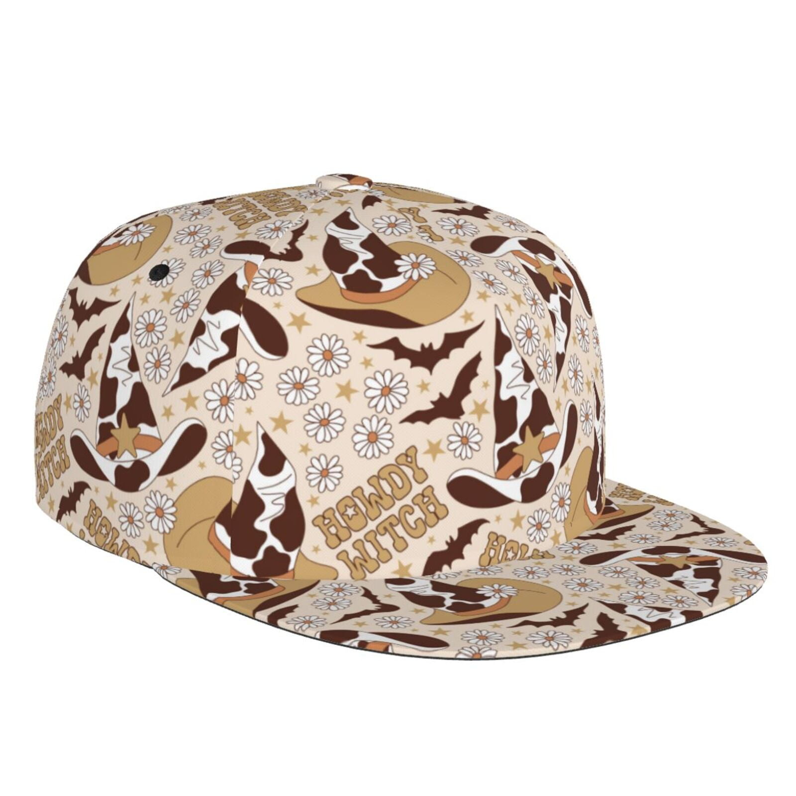 Baseball Cap - Western cow spots hat retro Hats for Men/Women Low ...