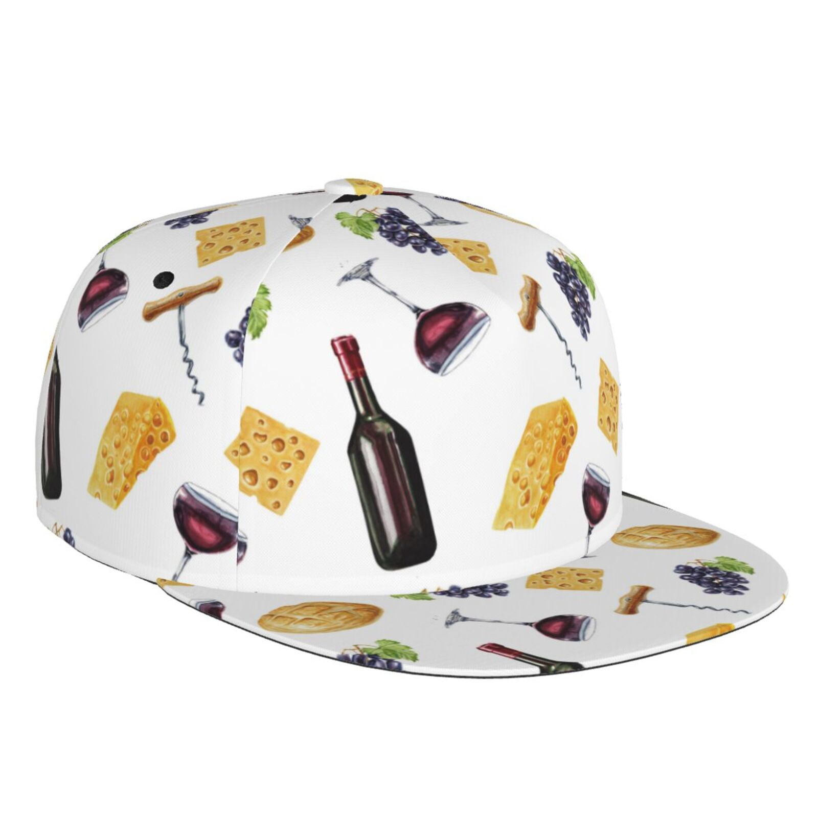 Baseball Cap - Wine Cheese grape Print Hats for Men/Women Low Profile ...