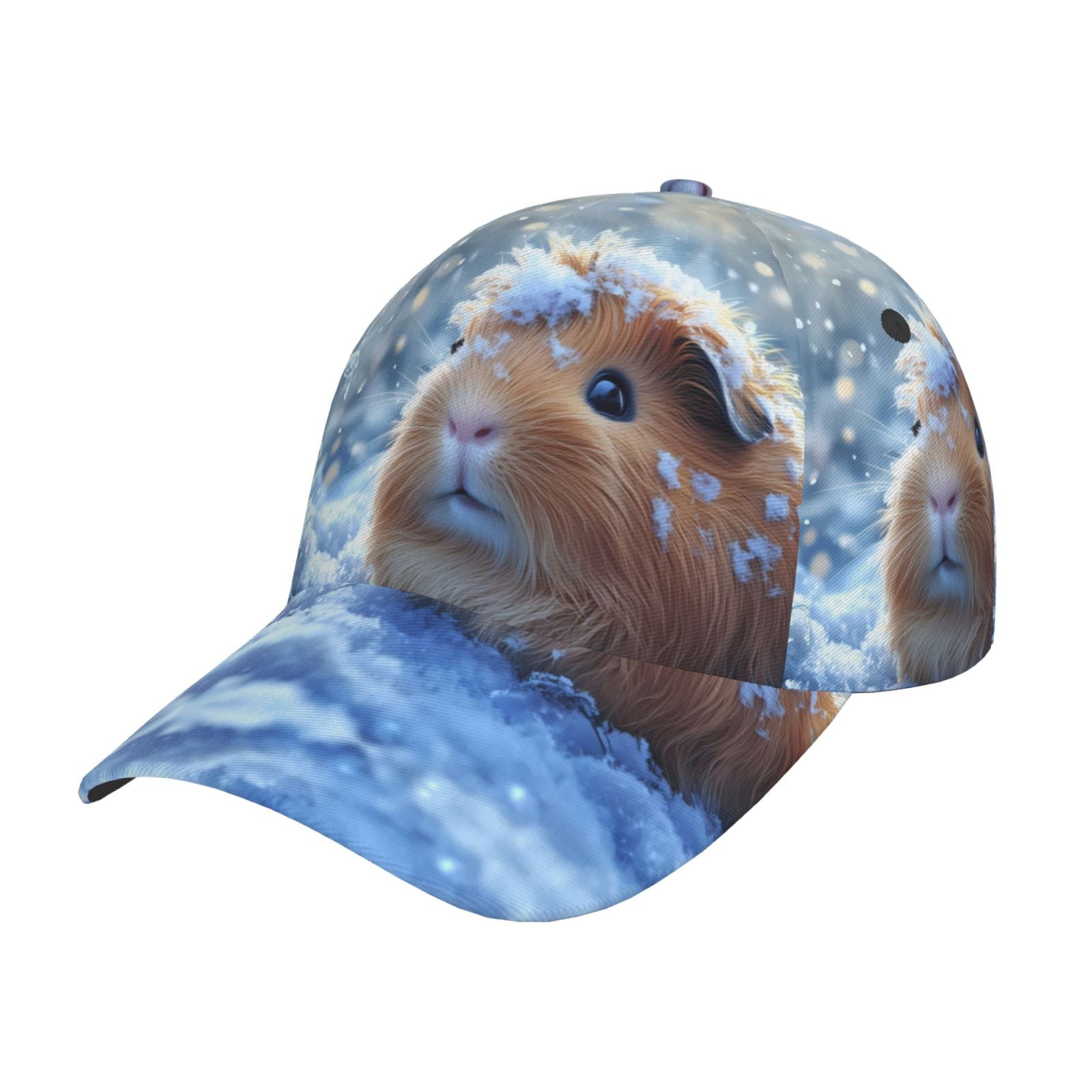 Baseball Cap - Winter Glow Guinea Pig Hats for Men Women Low Profile ...