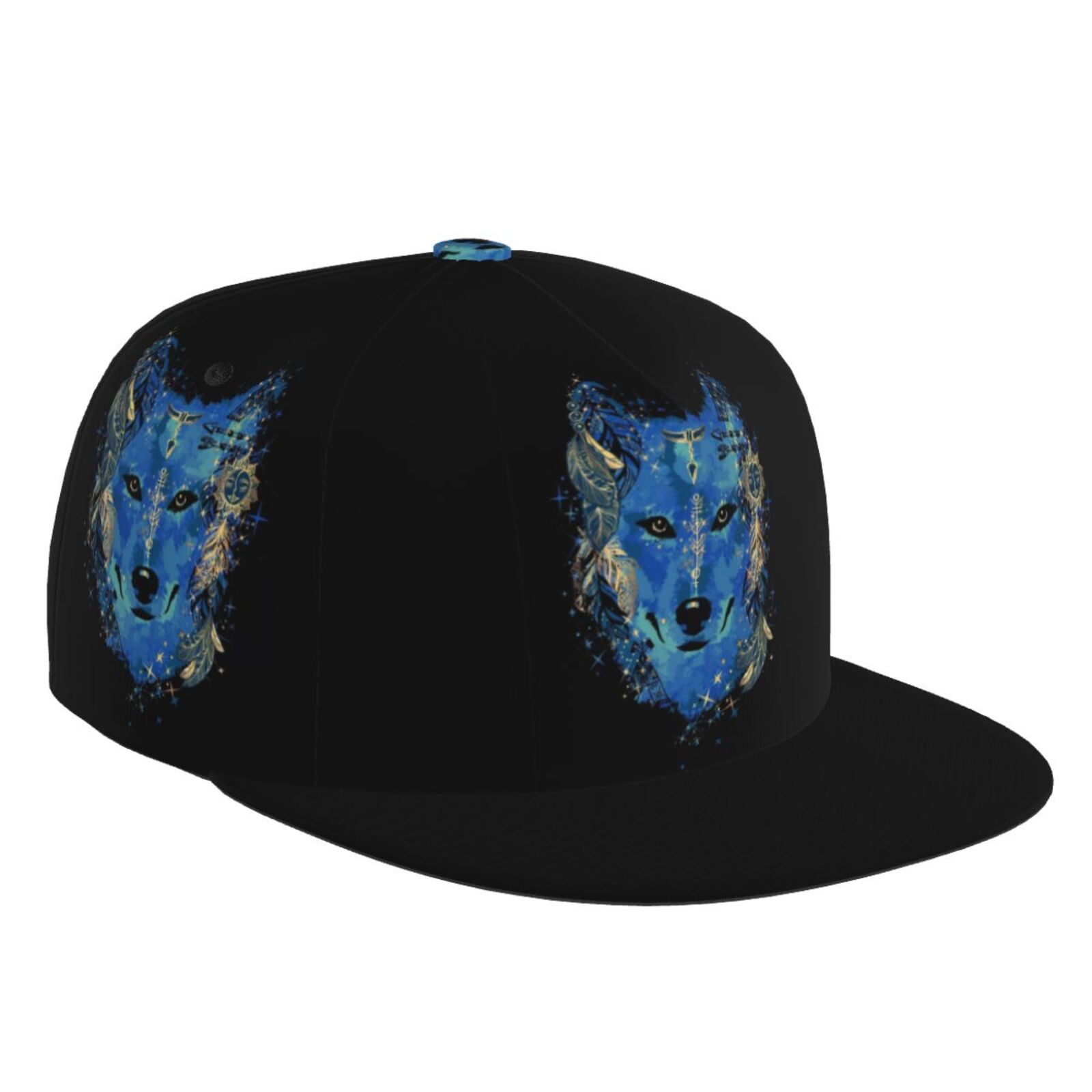 Baseball Cap - Wolf Boho Hats for Men/Women Low Profile Adjustable ...