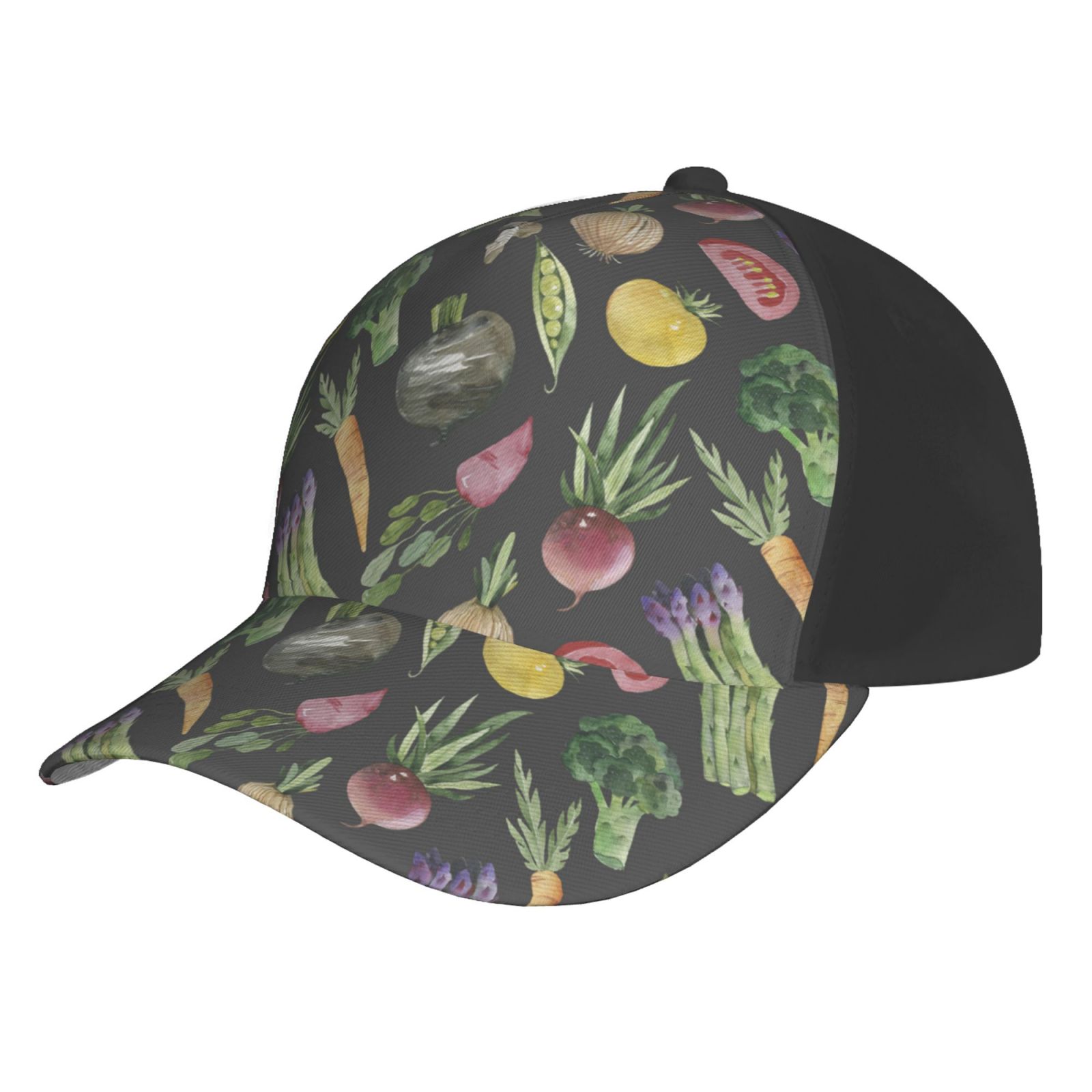 Baseball Cap Women Men - Asparagu Print vegetable Adjustable Dad Hat ...