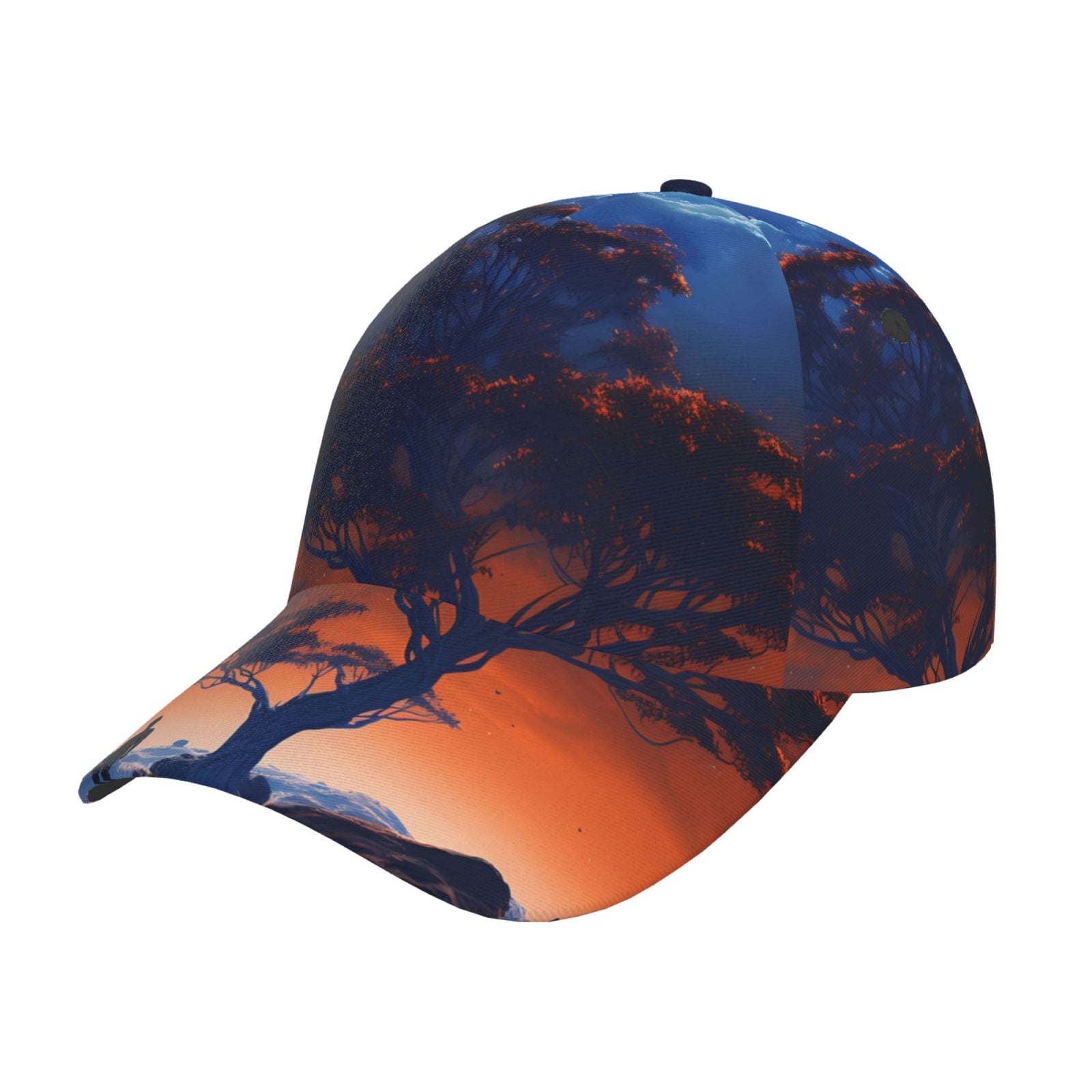 Baseball Cap Women Men- Beautiful Moonlit Tree Adjustable for Baseball ...