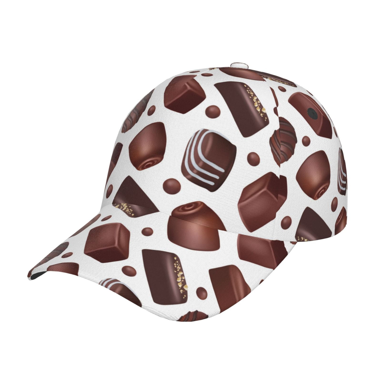 Baseball Cap Women Men- Chocolate Pattern No.9040 Adjustable for ...