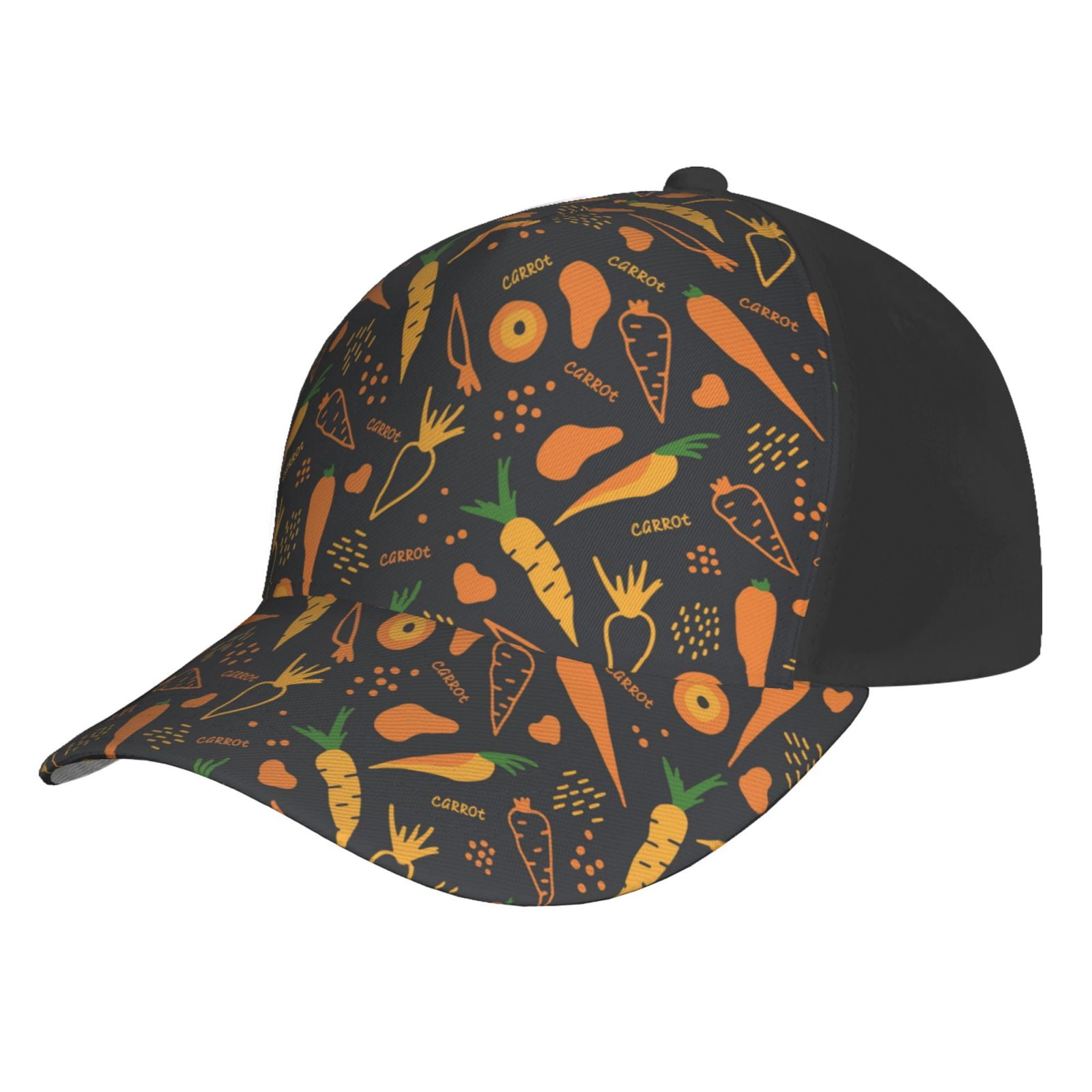 Baseball Cap Women Men - Cute Carrot Painting Adjustable Dad Hat ...