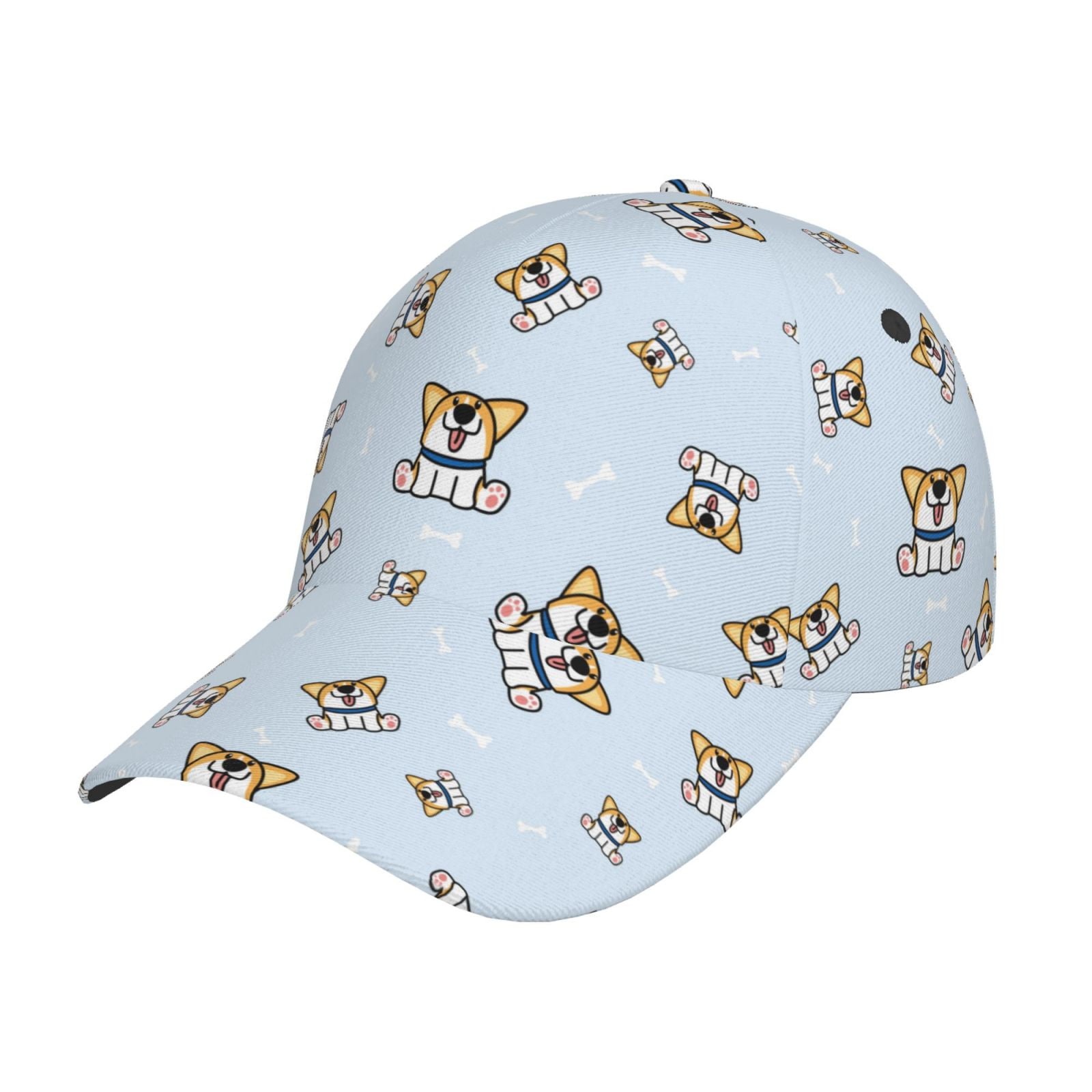 Baseball Cap Women Men- Cute Corgi Dog Puppy No.1015 Adjustable for ...