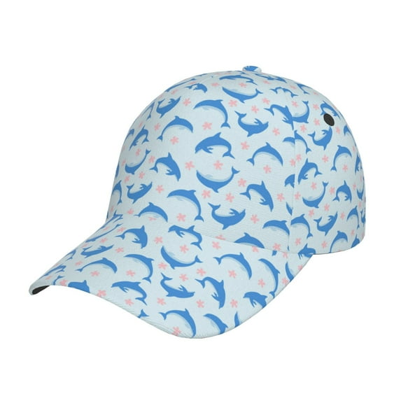 Baseball Cap Women Men- Cute Dolphin No.20083 Adjustable for Baseball ...