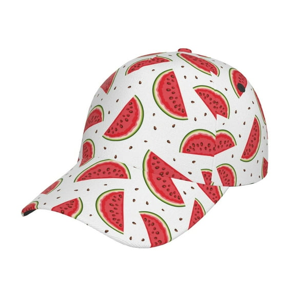 Baseball Cap Women Men- Cute Watermelon No.1001 Adjustable for Baseball ...