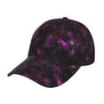 Baseball Cap Women Men- Glitter starry texture purple Adjustable for Baseball Hat Women and Men ...