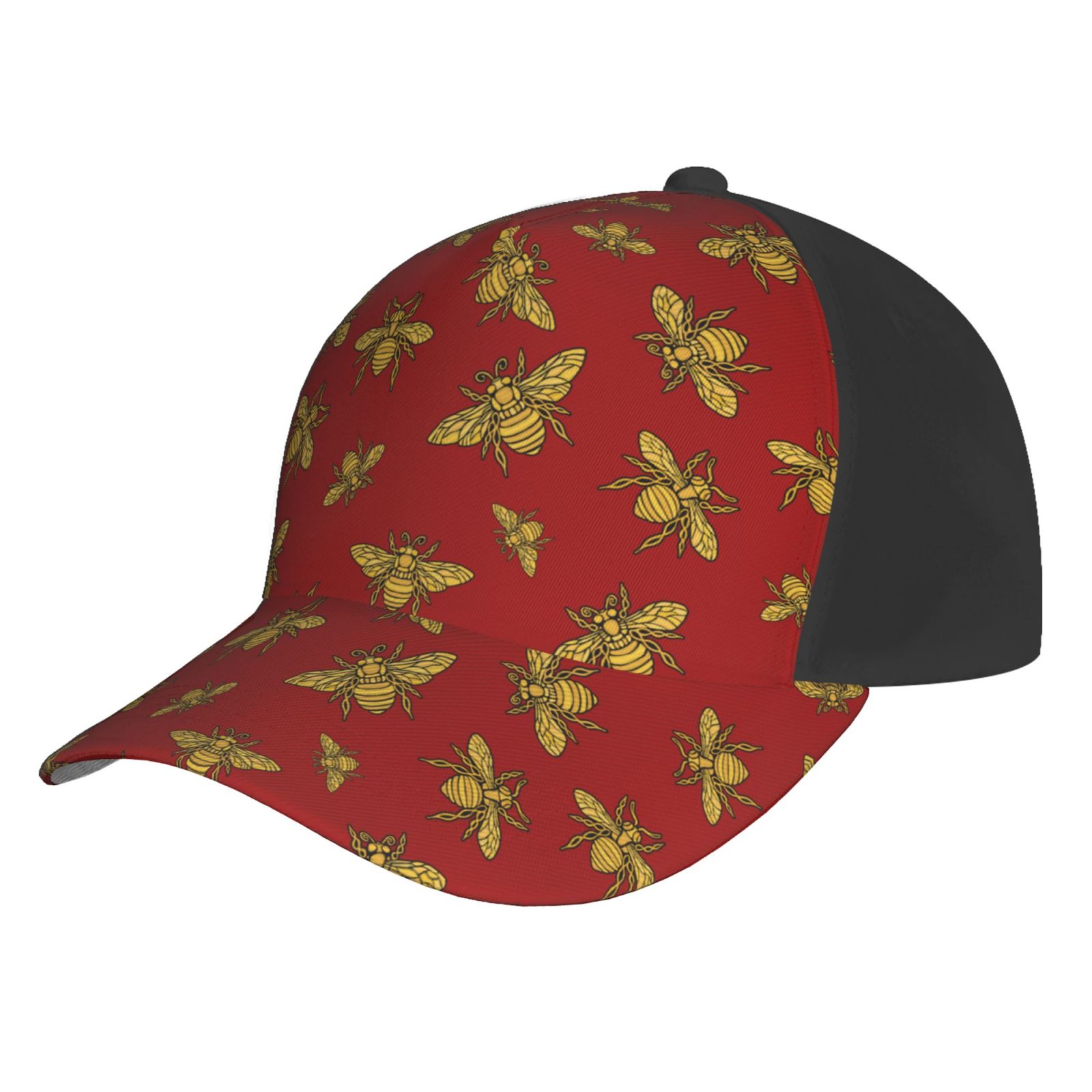 Baseball Cap Women Men - Hohey Bee Golden Adjustable Dad Hat Baseball ...