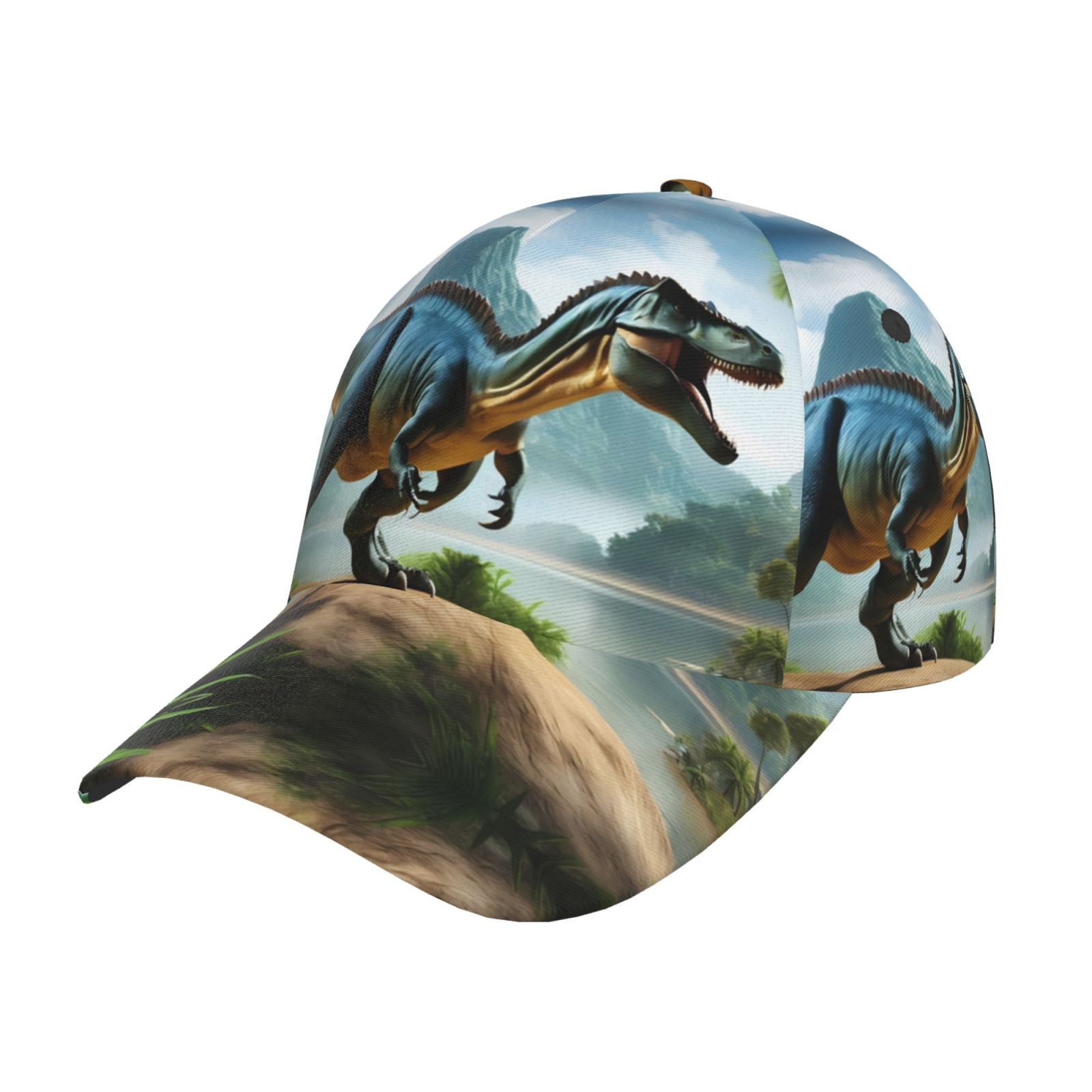 Baseball Cap Women Men- Lake Forest Dinosaur A Adjustable for Baseball ...