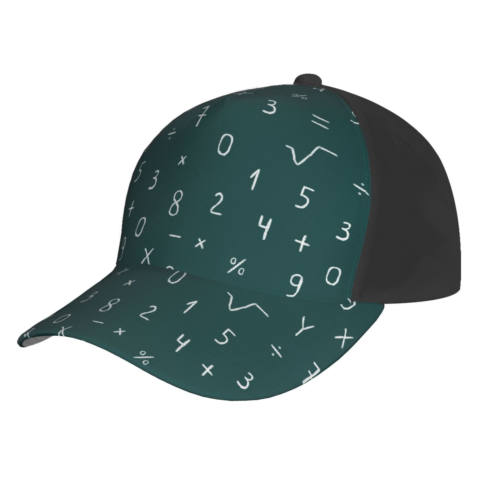 Baseball Cap Women Men - Math Print funny Adjustable Dad Hat Baseball ...