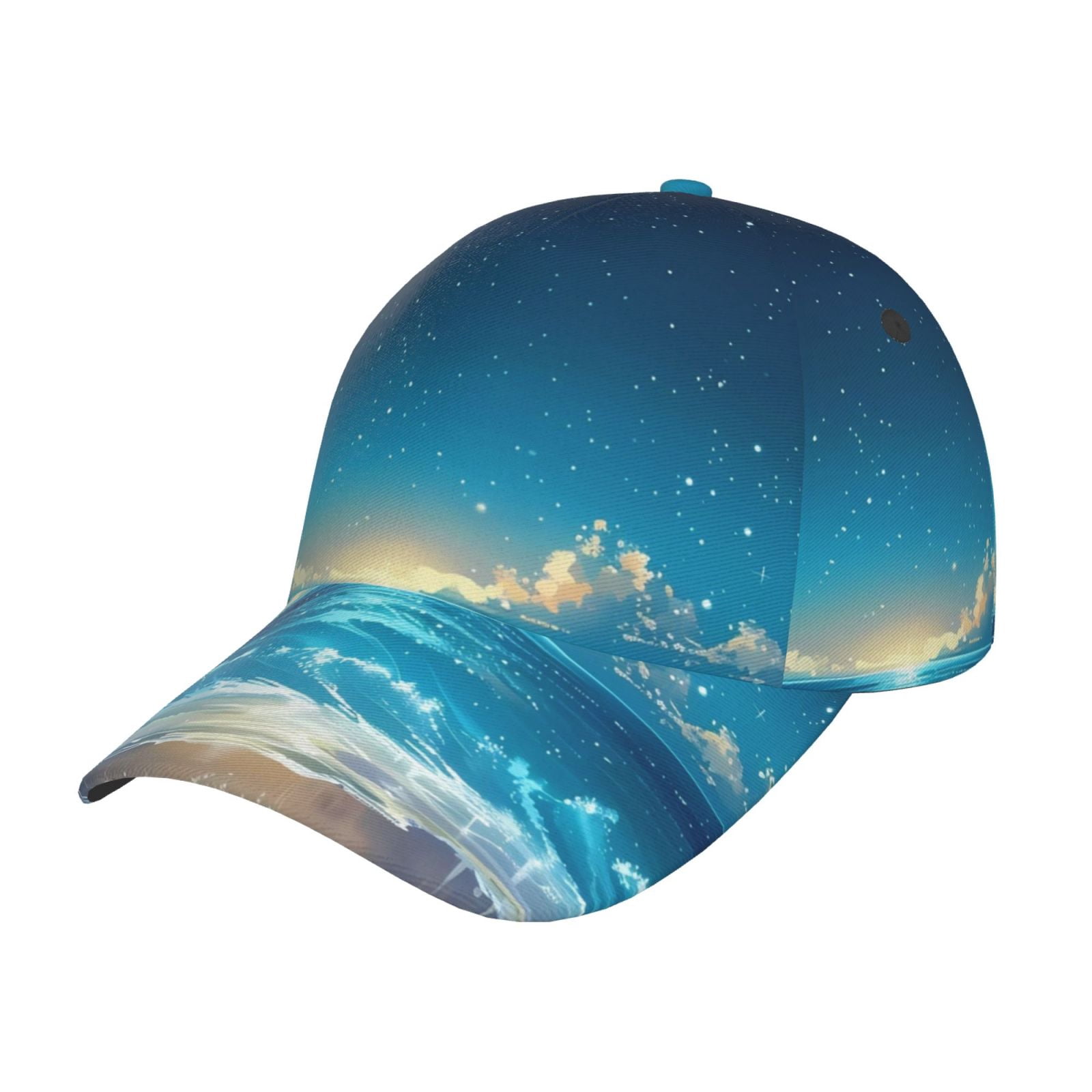 Baseball Cap Women Men- Night Sky Beach Scene Adjustable for Baseball ...