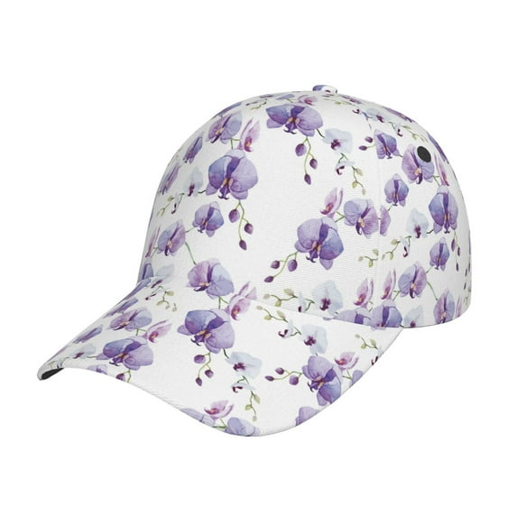 Baseball Cap Women Men- Orchids Flowers No.1004 Adjustable for Baseball ...