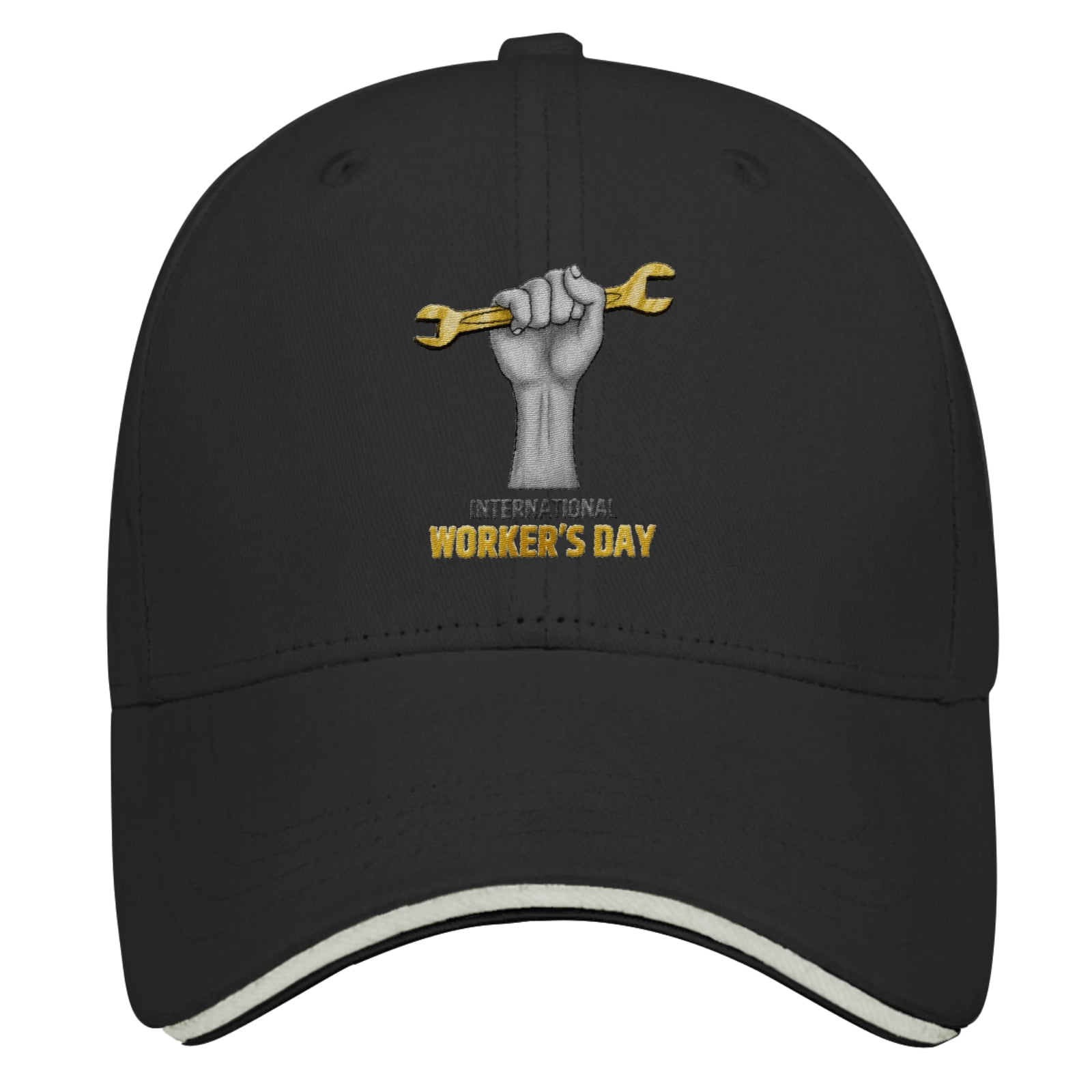 Baseball Cap Workers Day Hand Holding Wrenchs Embroidery Dad Cap for ...