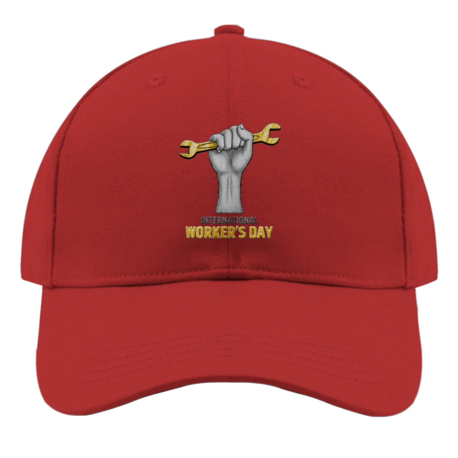 Baseball Cap Workers Day Hand Holding Wrenchs Embroidery Running Cap ...