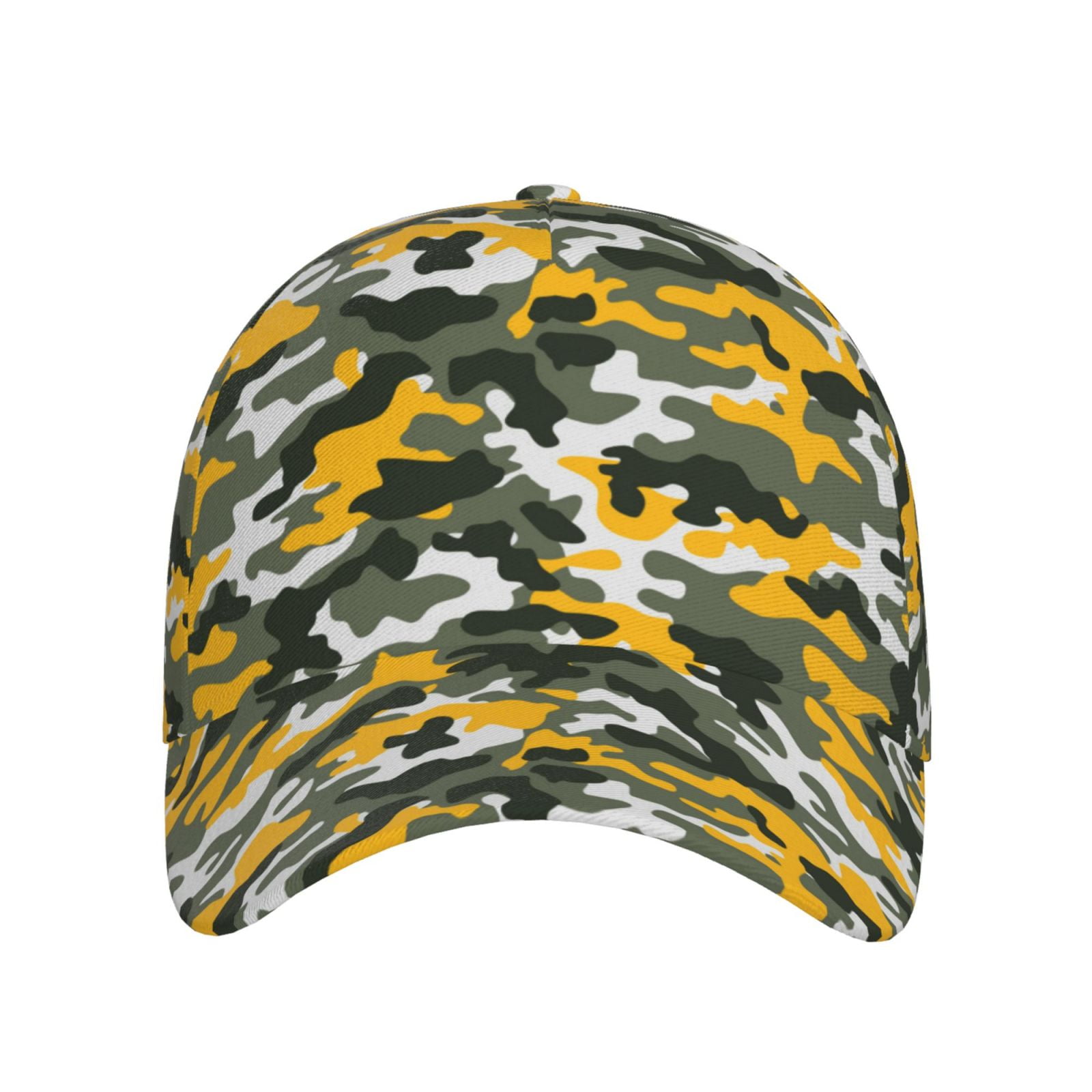Baseball Cap, Yellow Green Camouflage Trucker Hats Women Dad Hat For ...