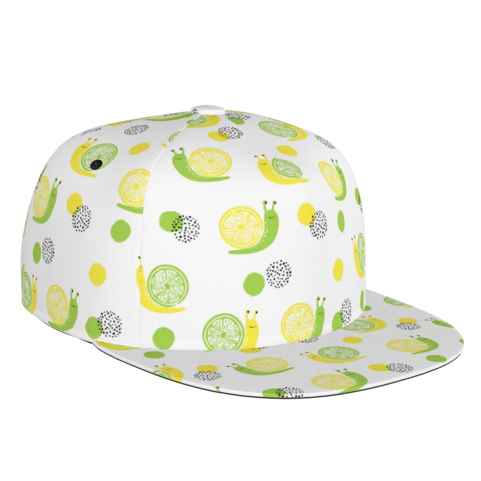 Baseball Cap - Yellow Green Lemon Snail Hats for Men/Women Low Profile ...