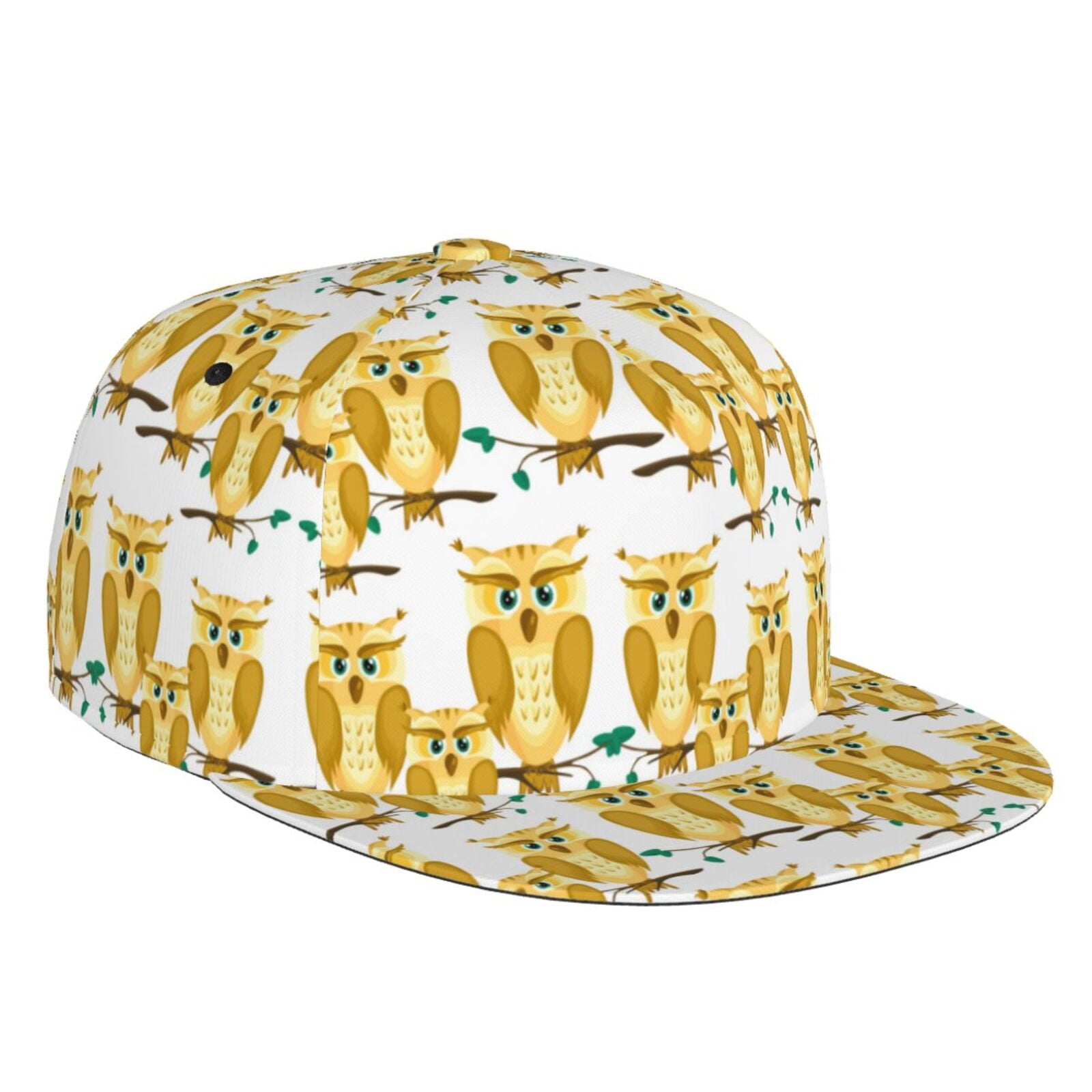 Baseball Cap - Yellow Owls Hats for Men/Women Low Profile Adjustable ...