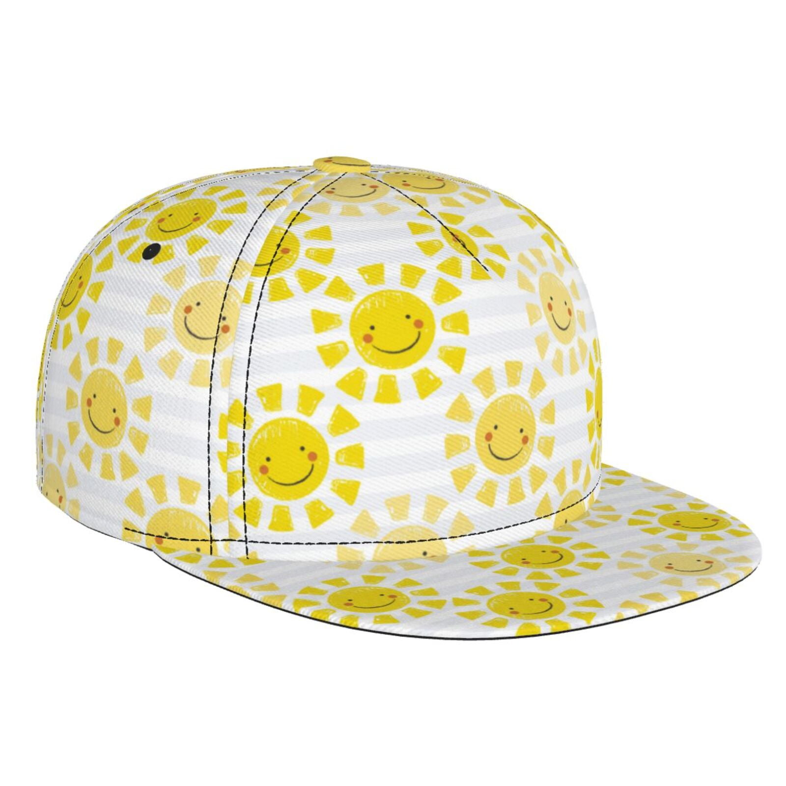 Baseball Cap - Yellow Sun Hats for Men/Women Low Profile Adjustable ...
