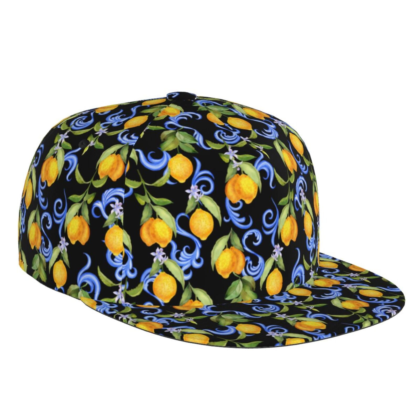 Baseball Cap - Yellow lemons sicilian style Hats for Men/Women Low ...