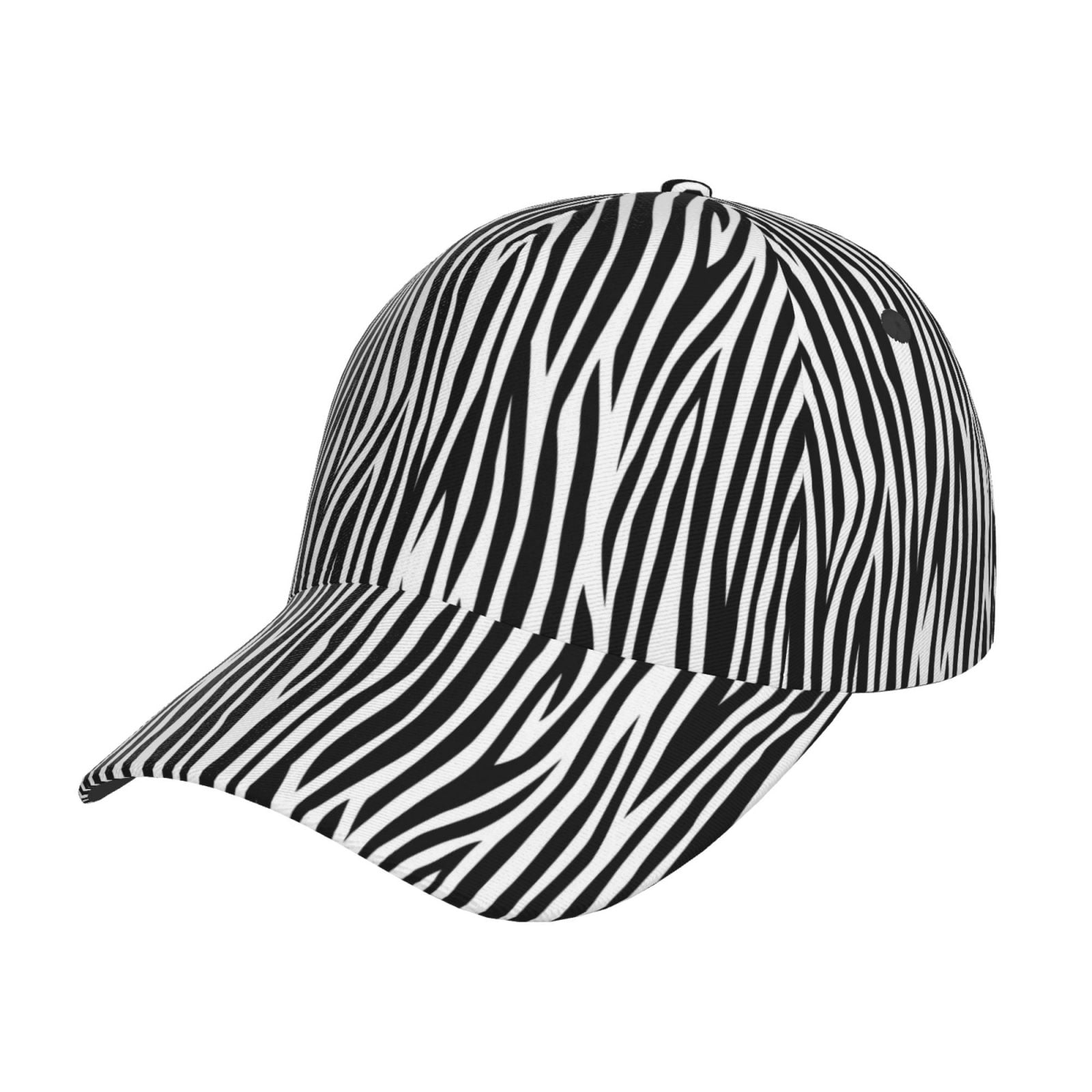 Baseball Cap, Zebra Skin Trucker Hats Women Dad Hat for Workouts ...