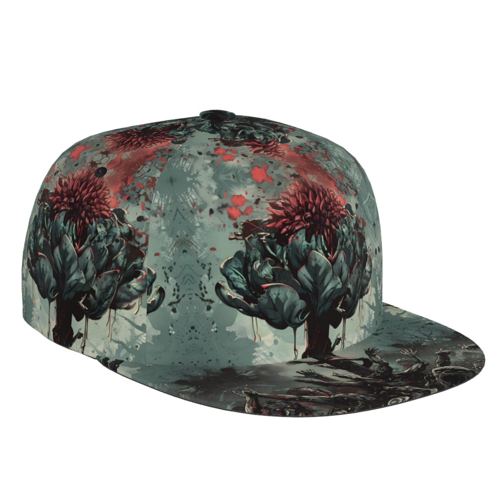 Baseball Cap - Zombie Flower Apocalypse Hats for Men/Women Low Profile ...
