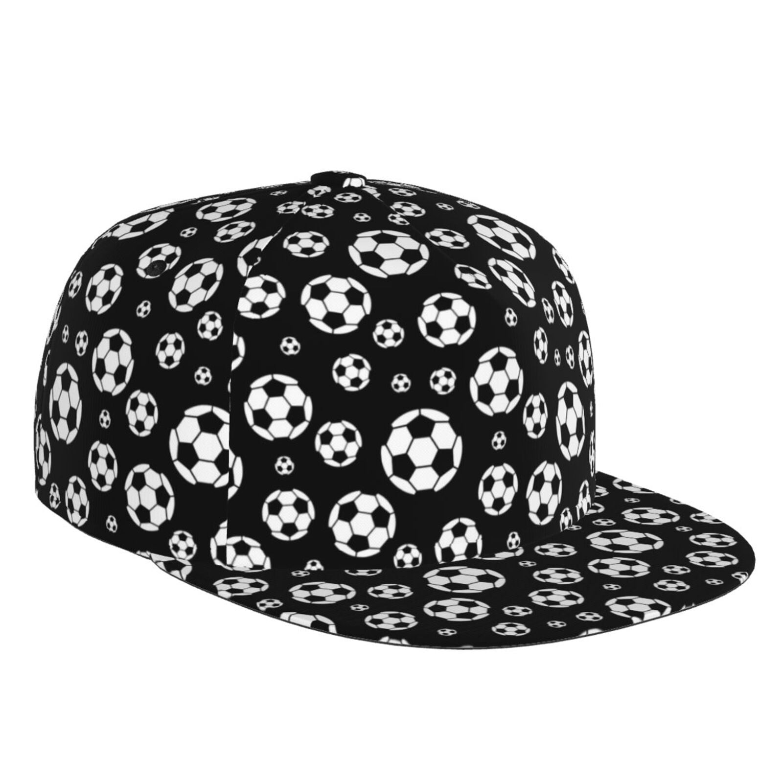 Baseball Cap - black soccer ball Football Hats for Men/Women Low ...