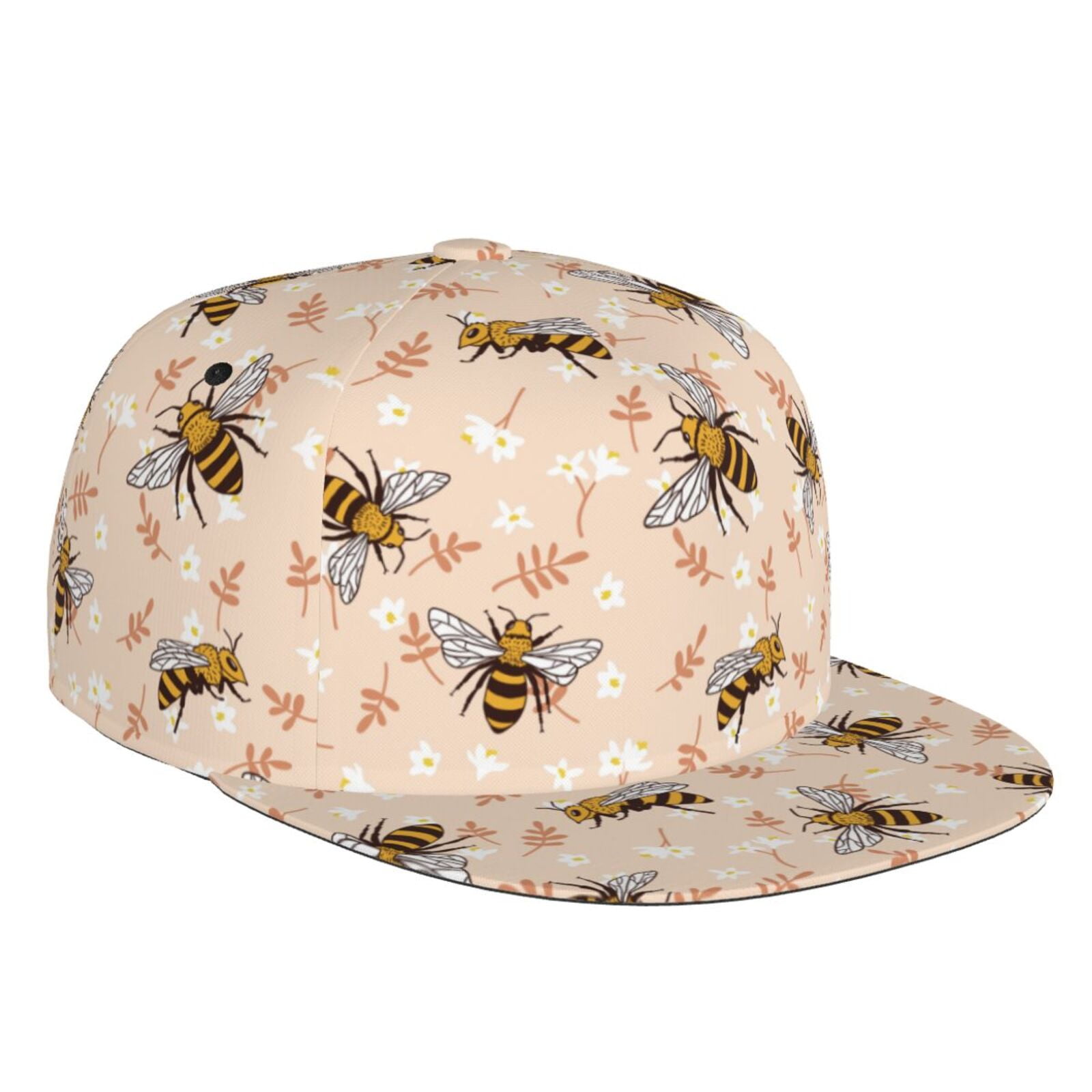 Baseball Cap - cute bee print Hats for Men/Women Low Profile Adjustable ...