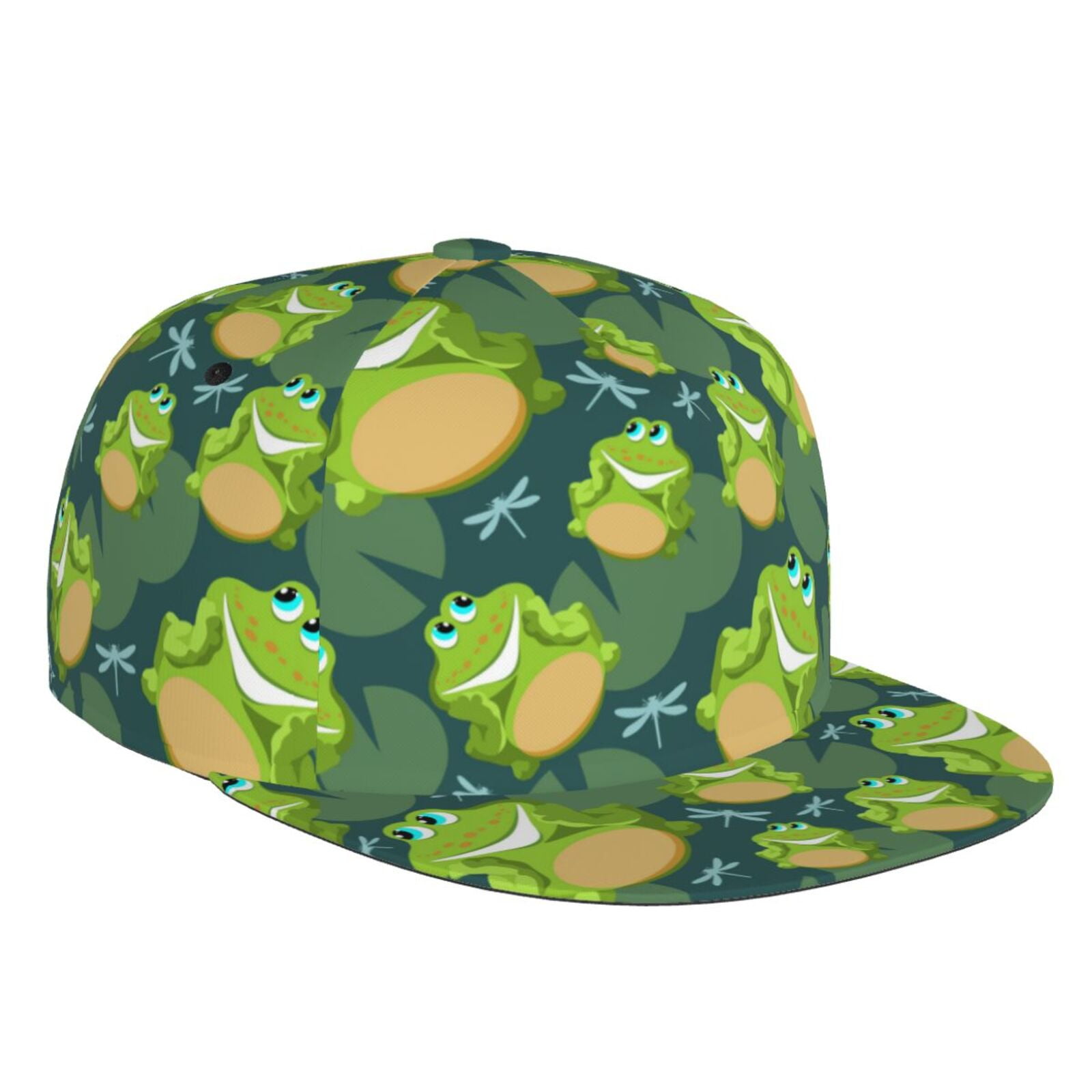 Baseball Cap - cute frogs dragonfly leaves green Hats for Men/Women Low ...