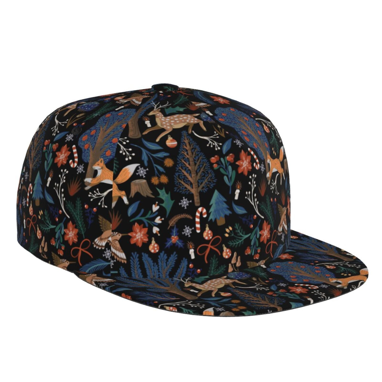 Baseball Cap - fall fox deer bird Hats for Men/Women Low Profile ...