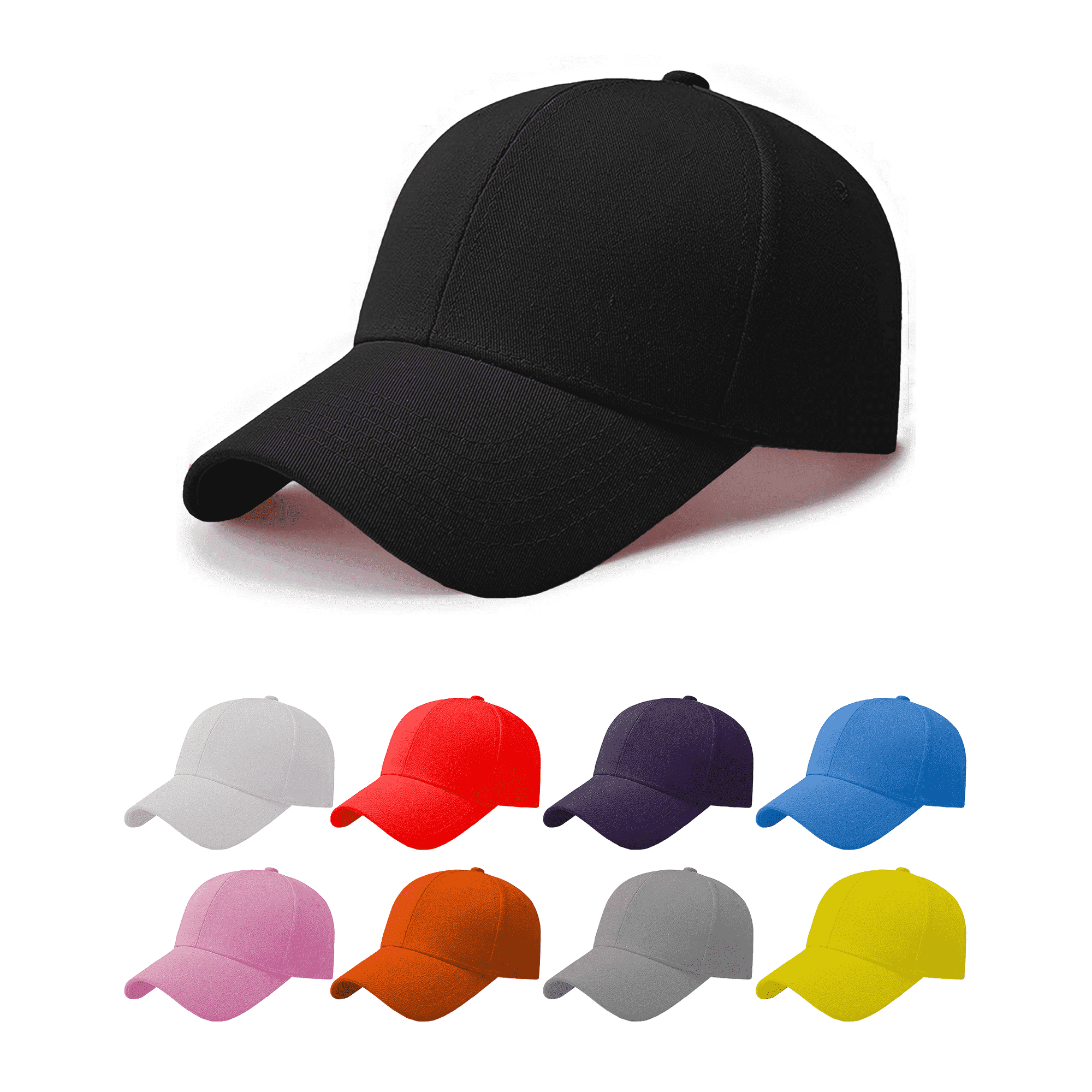 Pixilay, Adjustable Red Baseball Cap for Kids, Cotton, Unisex - Walmart.com